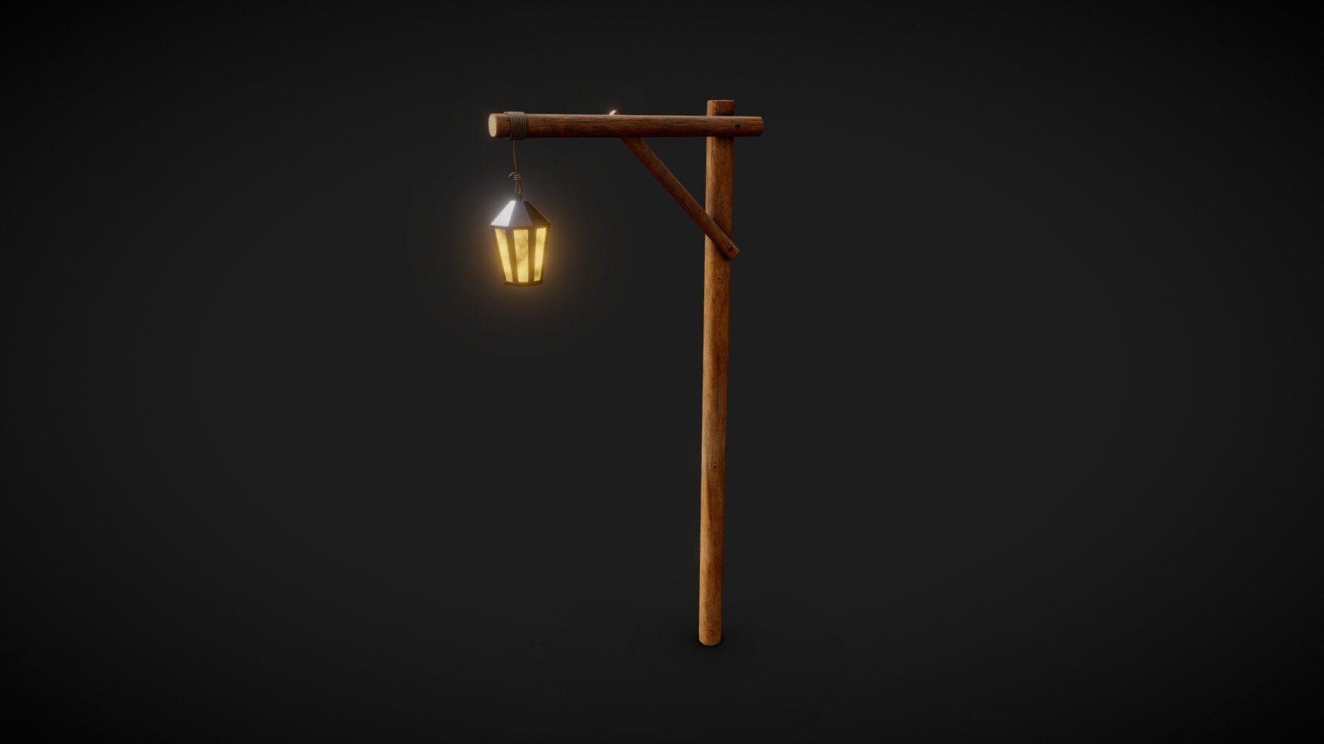 Medieval Lamp Post - Buy Royalty Free 3D model by Rosbergen Designs ...
