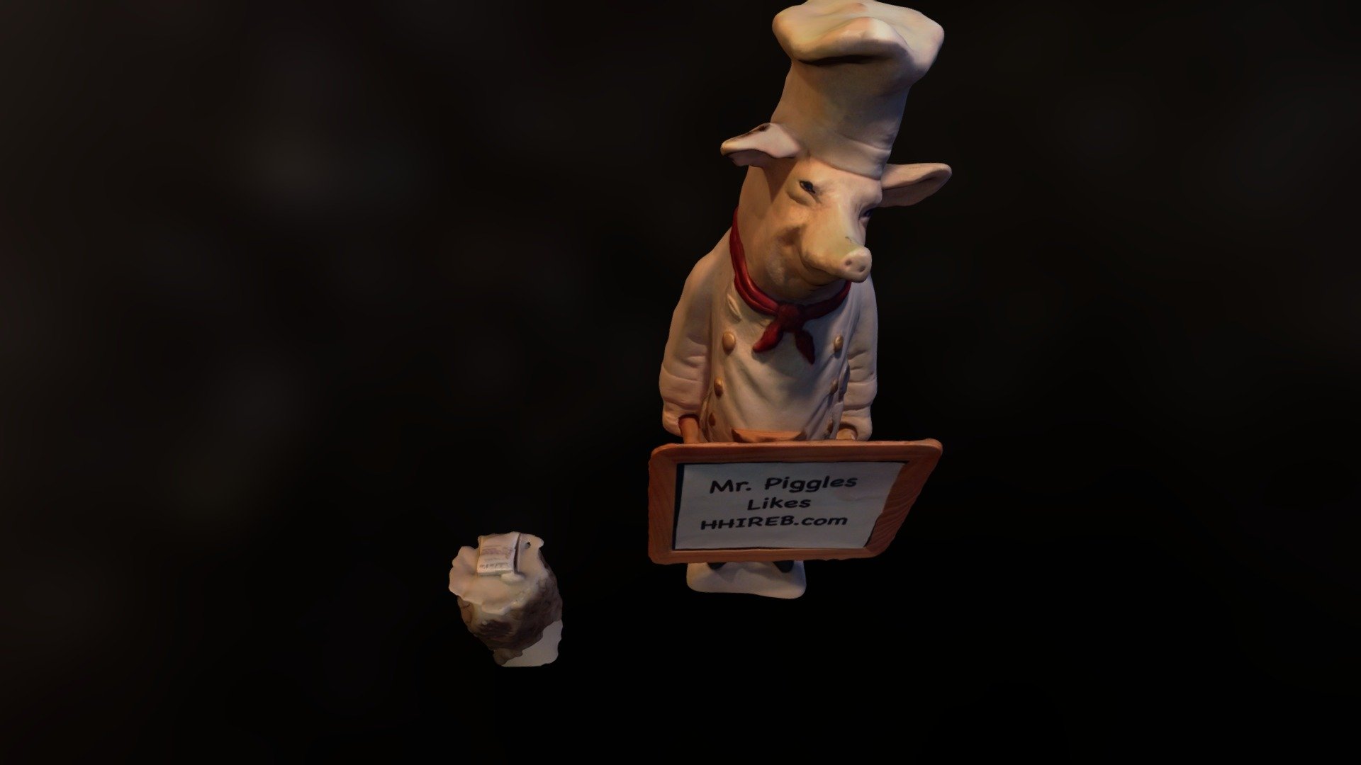 Mr Piggles in Space - 3D model by bernardhhi [a58f616] - Sketchfab