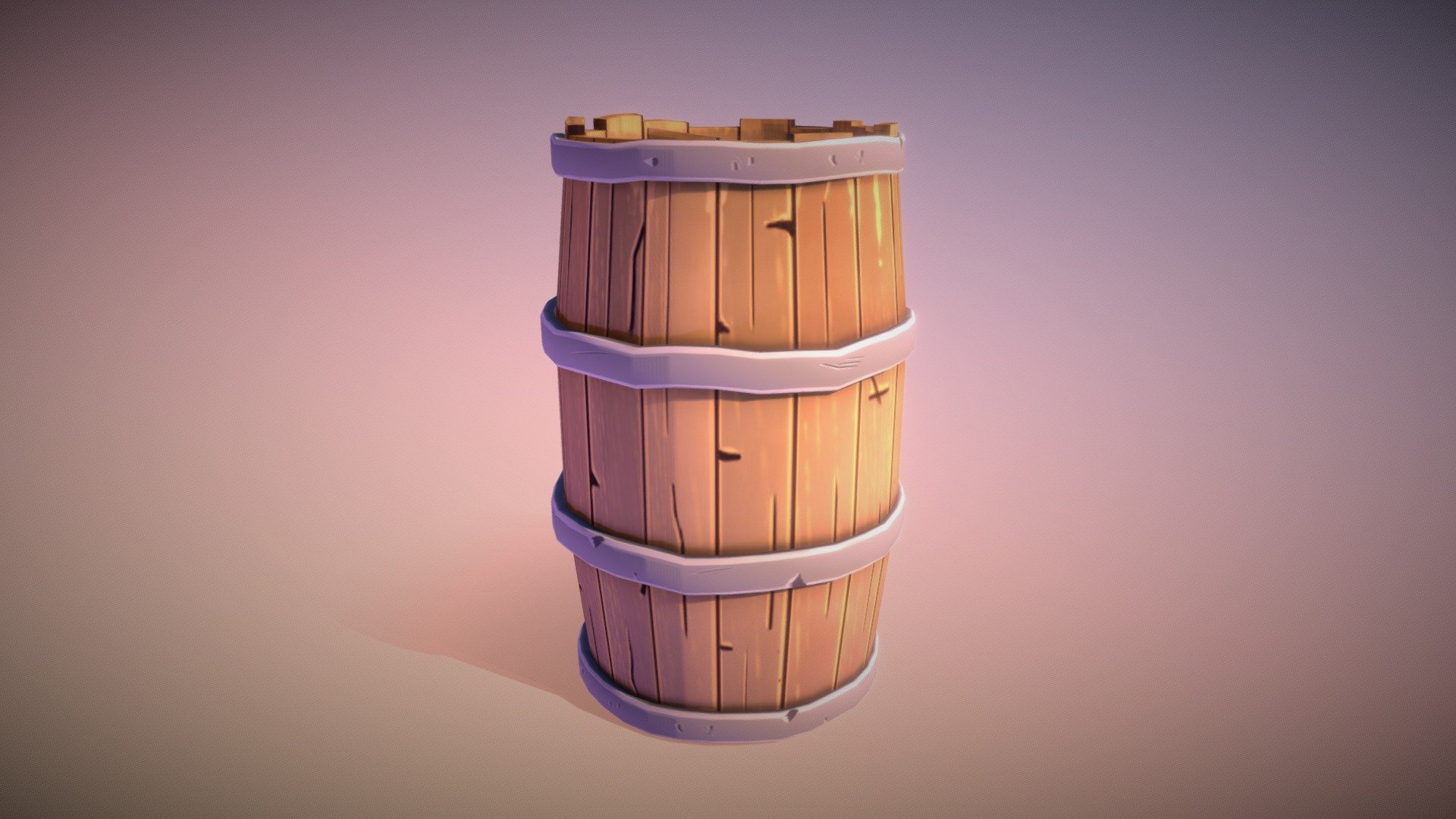 Stylized Barrel - 3D model by Vesleii [a5902c4] - Sketchfab