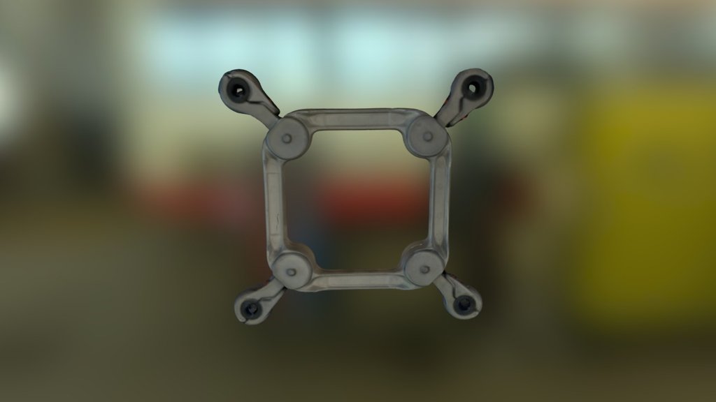 Overhead Line Quad Spacer Damper - 3D model by National Grid ...