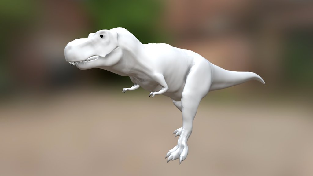 Walking T-rex - 3D model by Steren [a590bbd] - Sketchfab