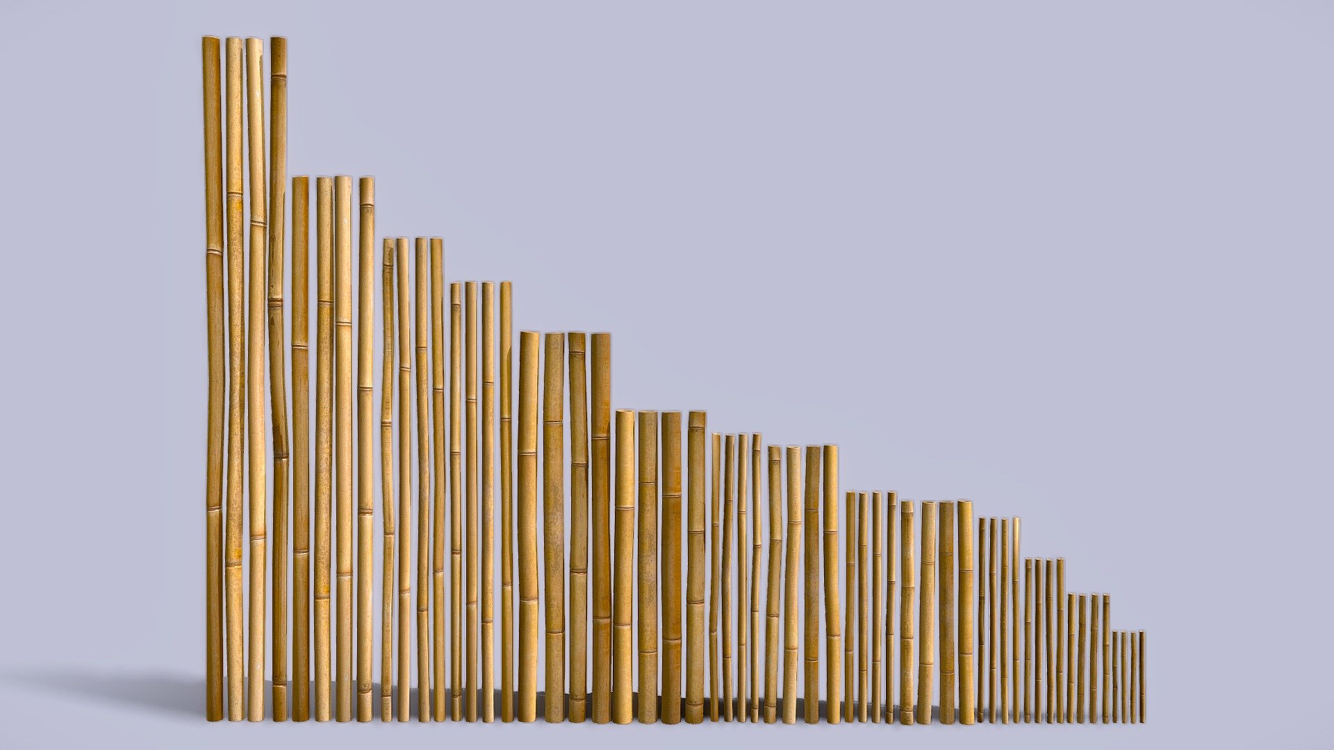 Bamboo Sticks Pack - Buy Royalty Free 3D model by 3Dee (@mellydeeis ...