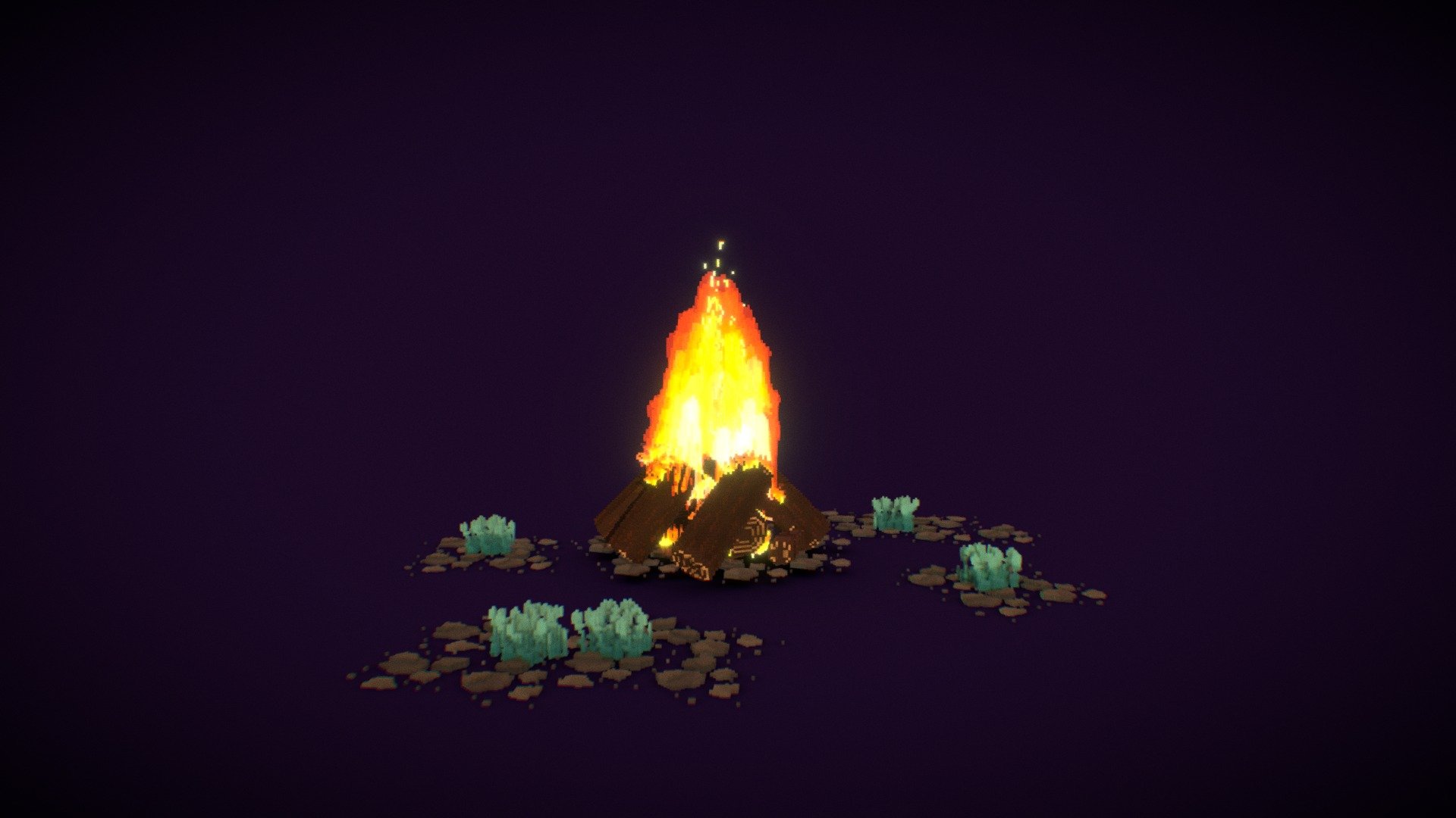 Camp Fire - Download Free 3D model by Adrian Andreca (@ndreca) [a59114e ...