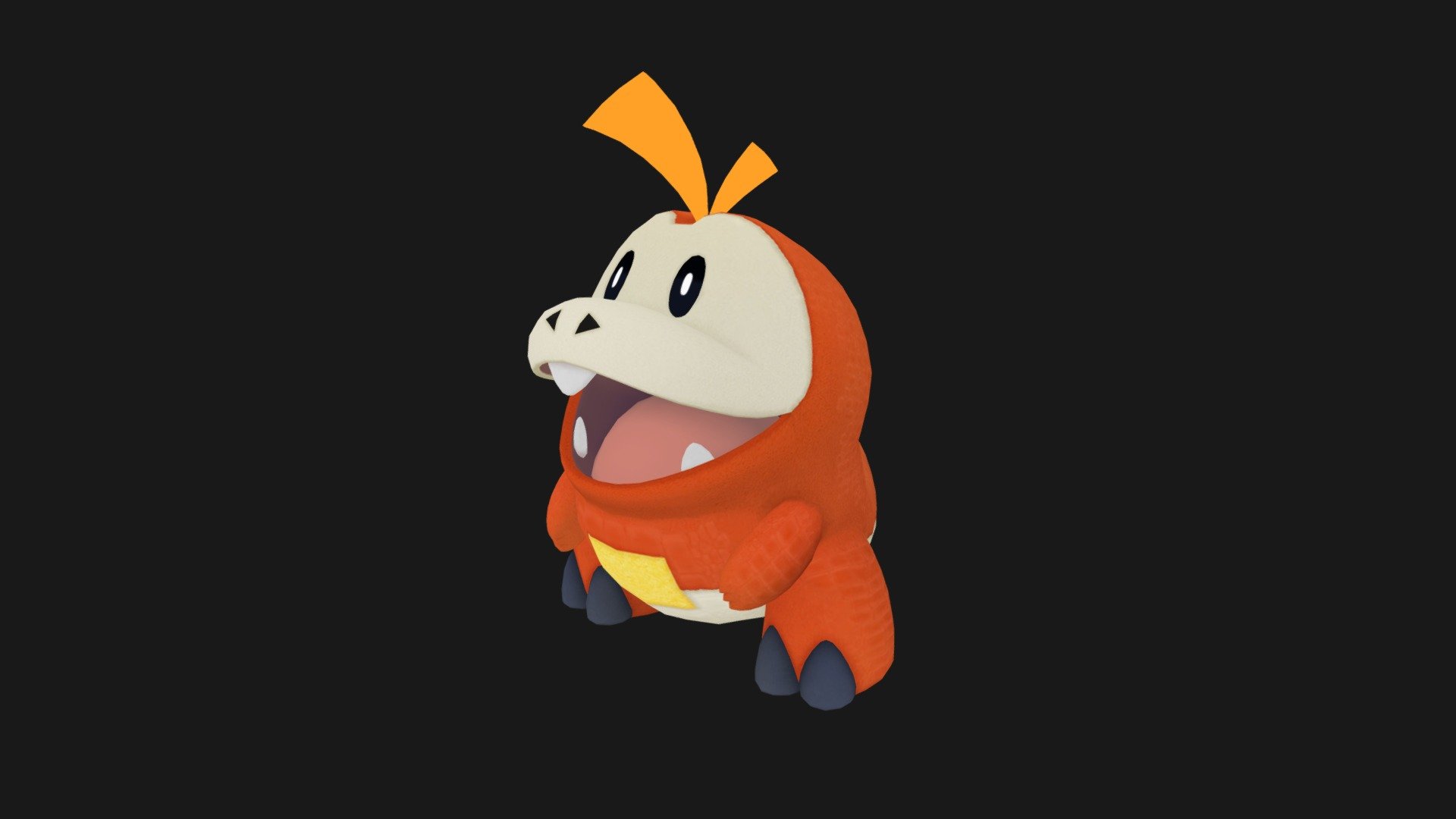 Fuecoco (SV) - Download Free 3D model by Mariokart07 [a591ae6] - Sketchfab