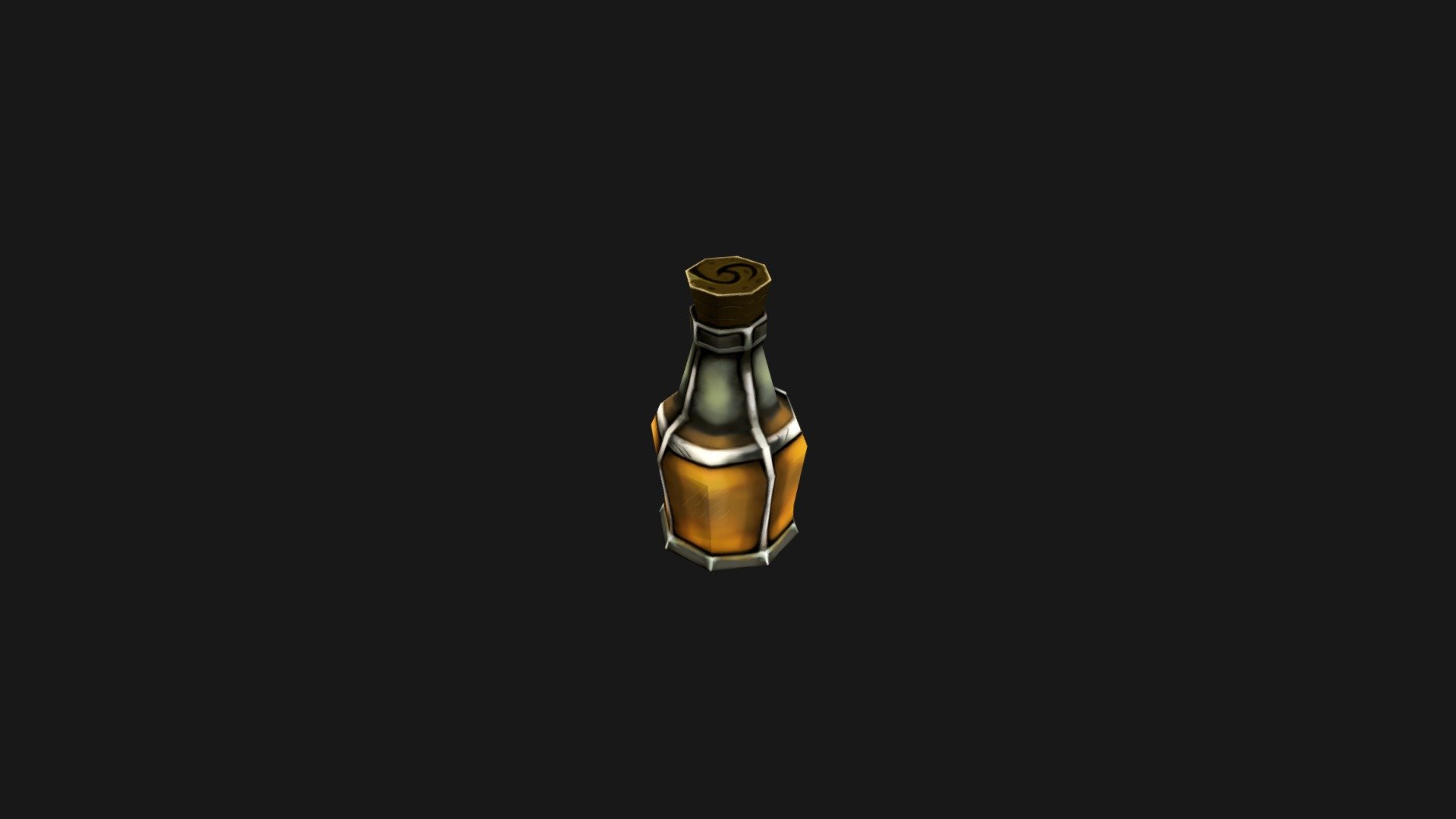 Low Poly Bottle O2 - Download Free 3D model by David Buchmiller ...