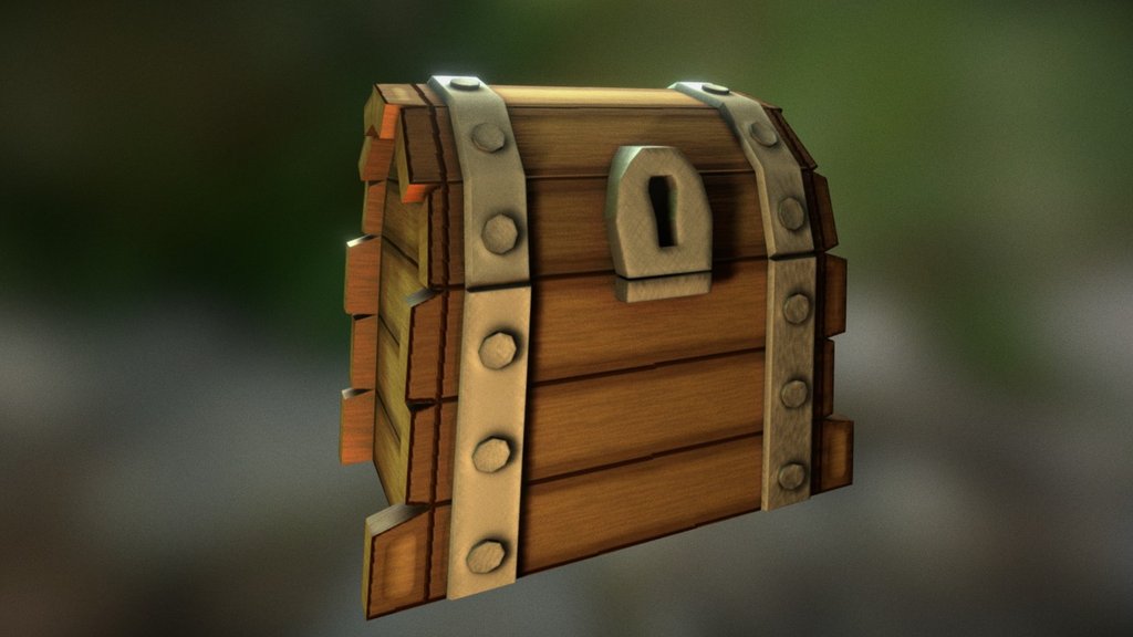Cartoon Chest - 3D model by Ricofizz [a5943a7] - Sketchfab