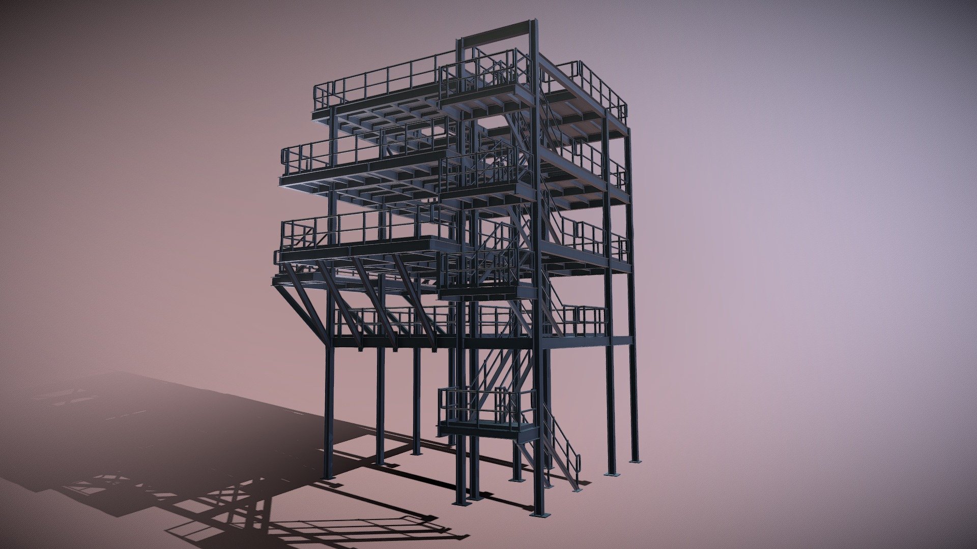 TOWER PLATFORM - Download Free 3D model by proleed [a5947ea] - Sketchfab