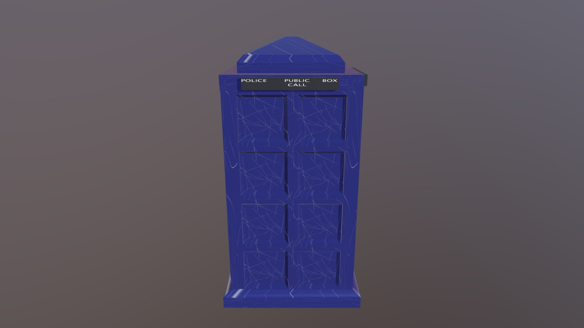 Tardis - Download Free 3D model by LewisGridley [a596a72] - Sketchfab
