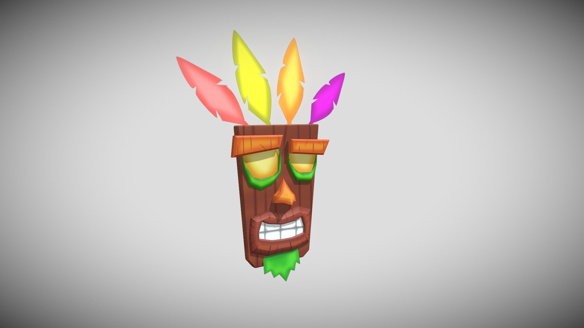 Aku Aku - Download Free 3D model by ConnorMartin [a5974a0] - Sketchfab