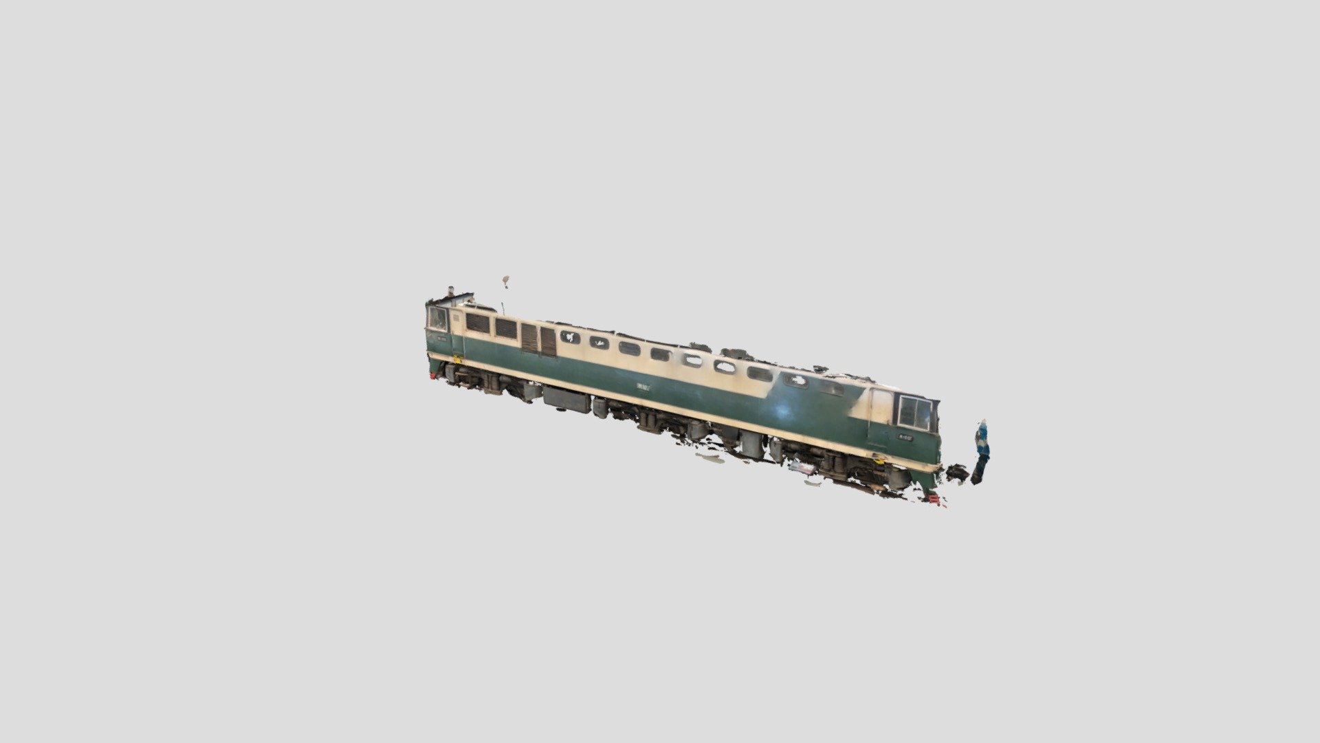 6K Electric Locomotive 6K电力机车 - Download Free 3D model by ...