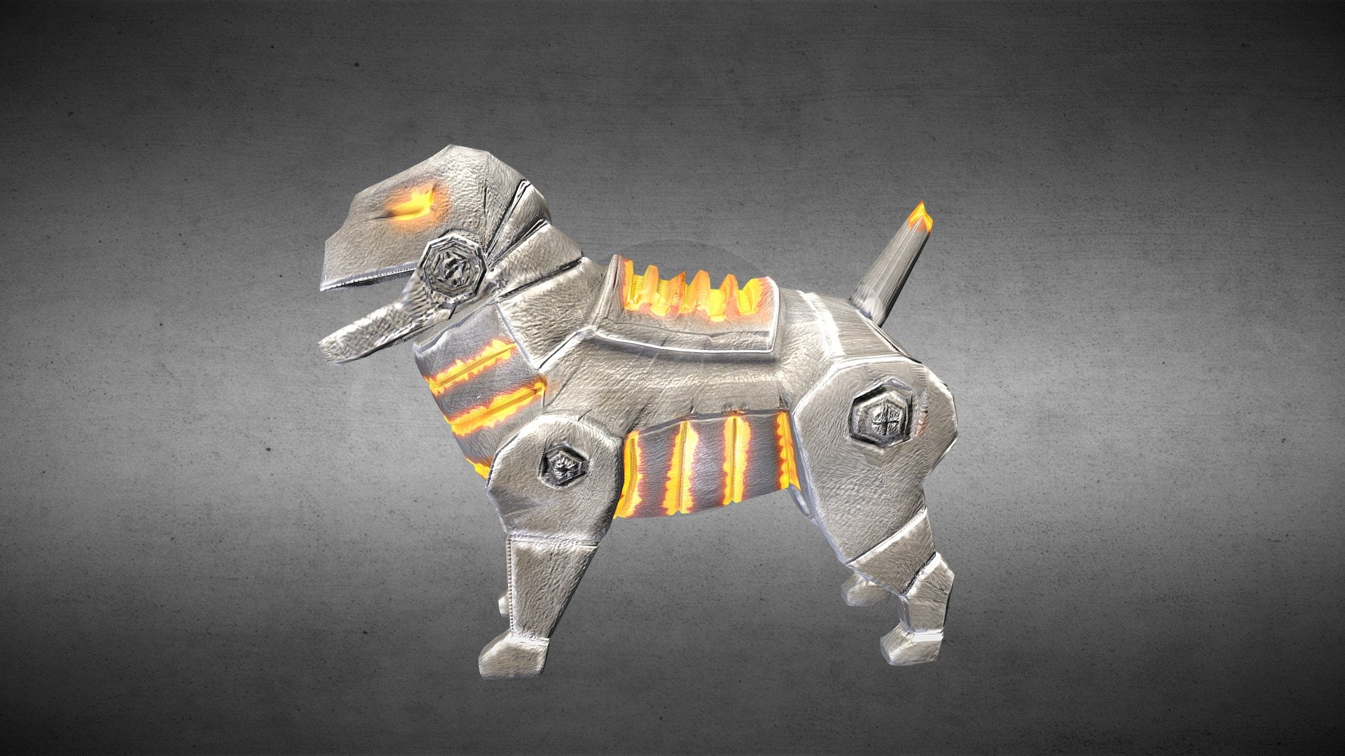Pyre Pup Final - 3D model by JacobLapierre [a598673] - Sketchfab