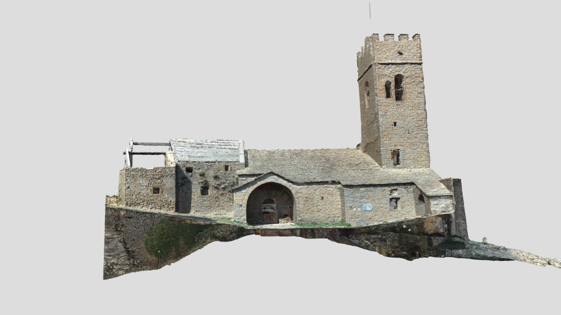 Eglise santa maria de asuncion Muro de Roda - 3D model by Toposillac ...