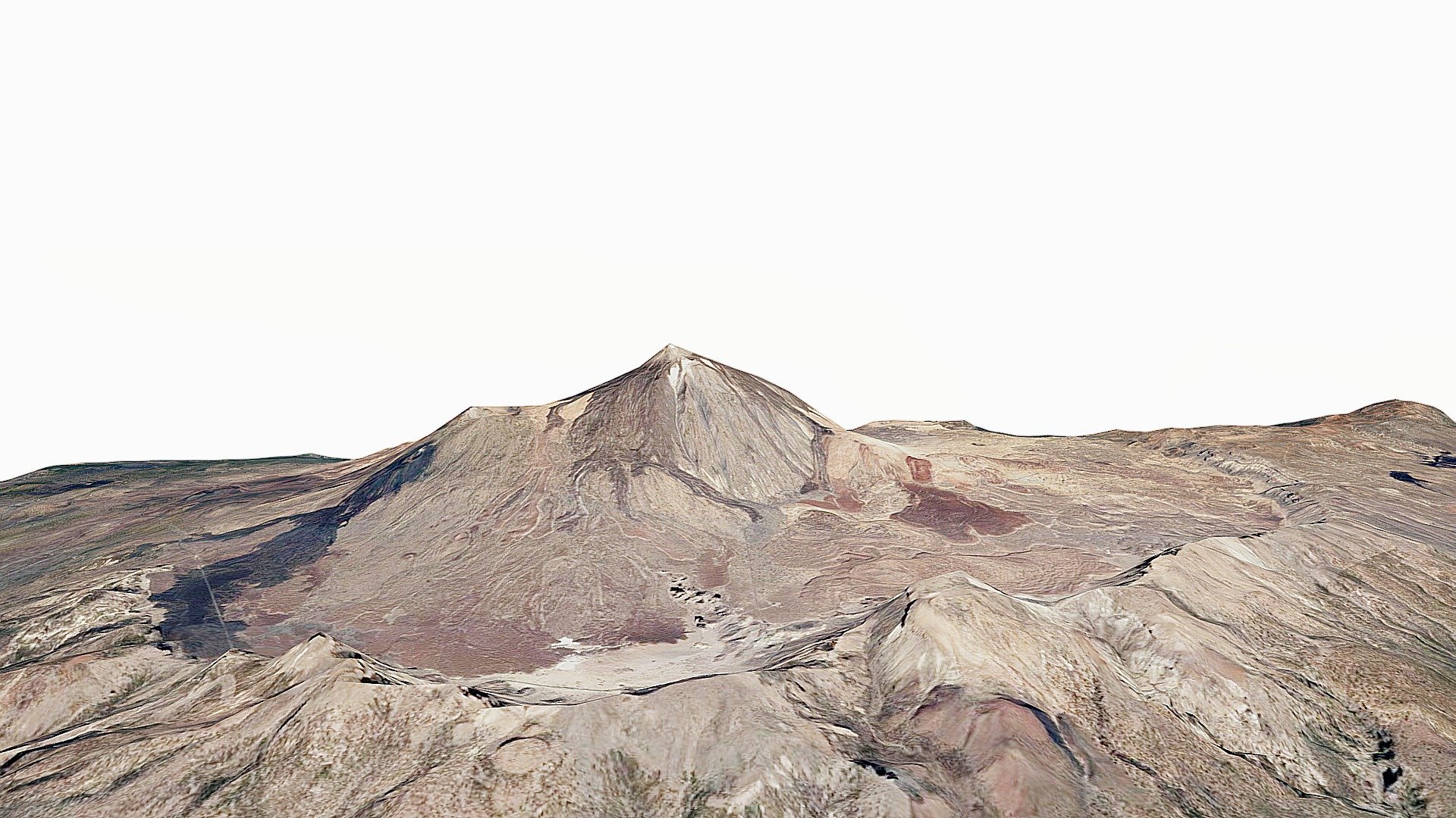 Mount Teide, terrain,volcano,map,landscape - 3D model by SENSIET ...