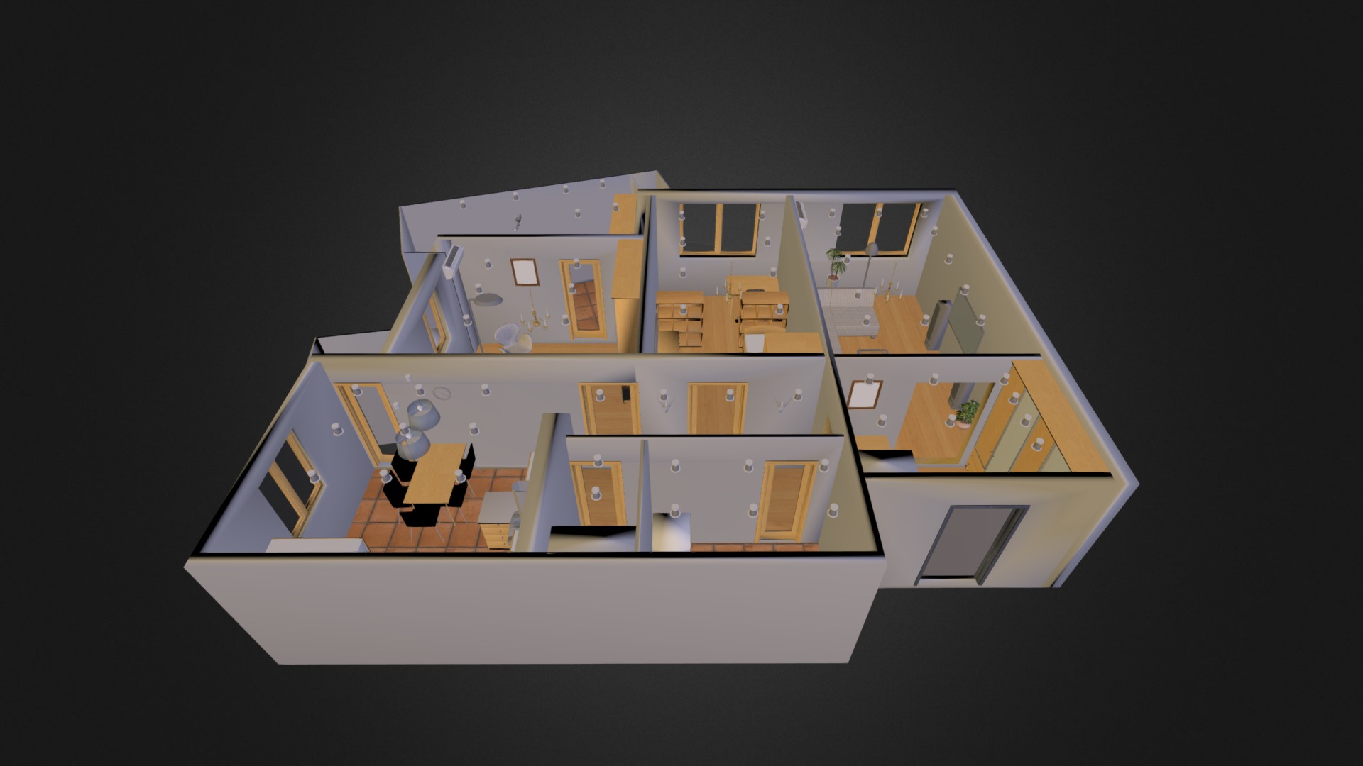 Flat plan - 3D model by PointFab (@buchav) [a59c318] - Sketchfab