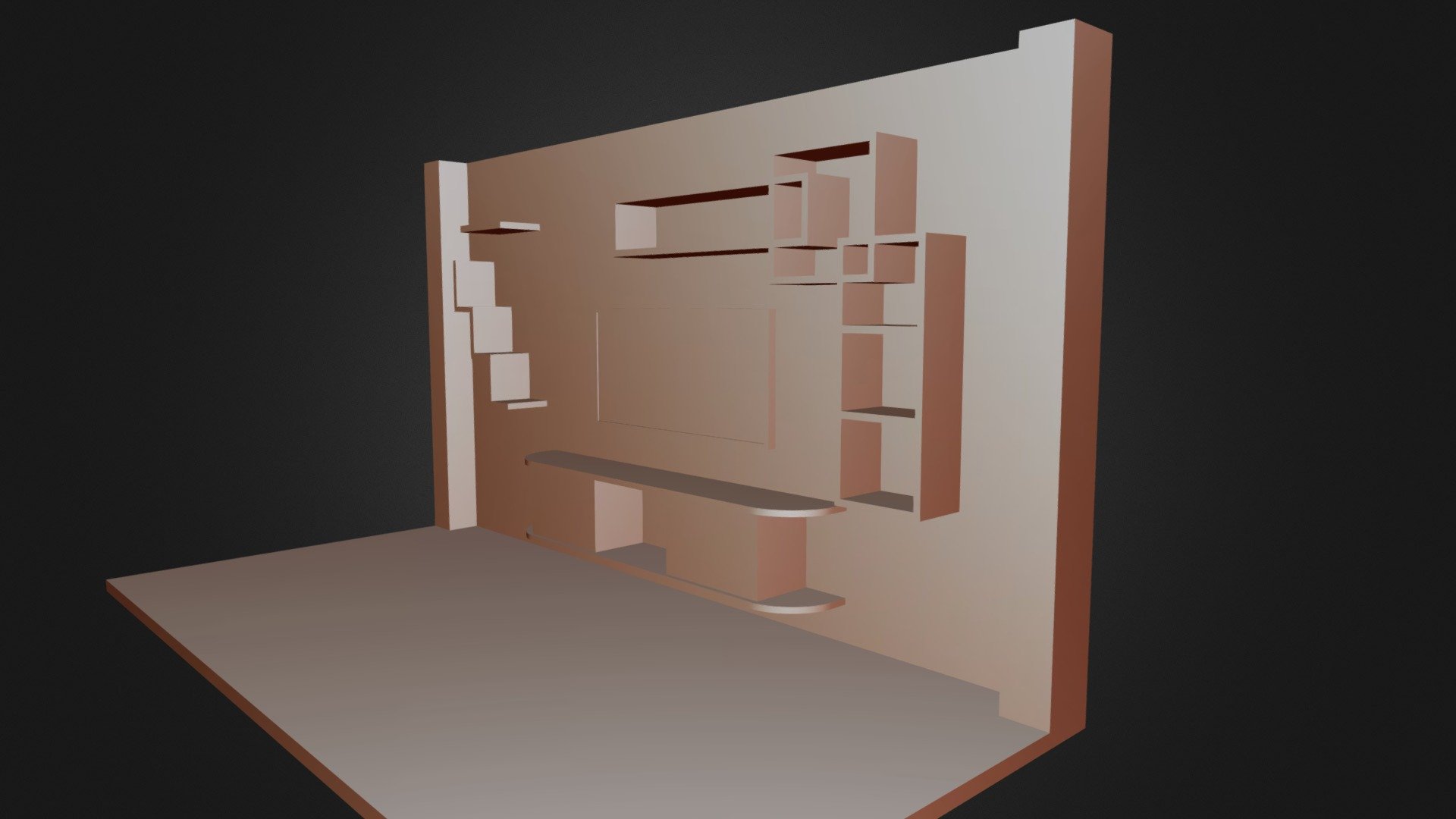 Living Room - 3D model by Souad DJABER (@souaddjaber) [a59d0c2] - Sketchfab