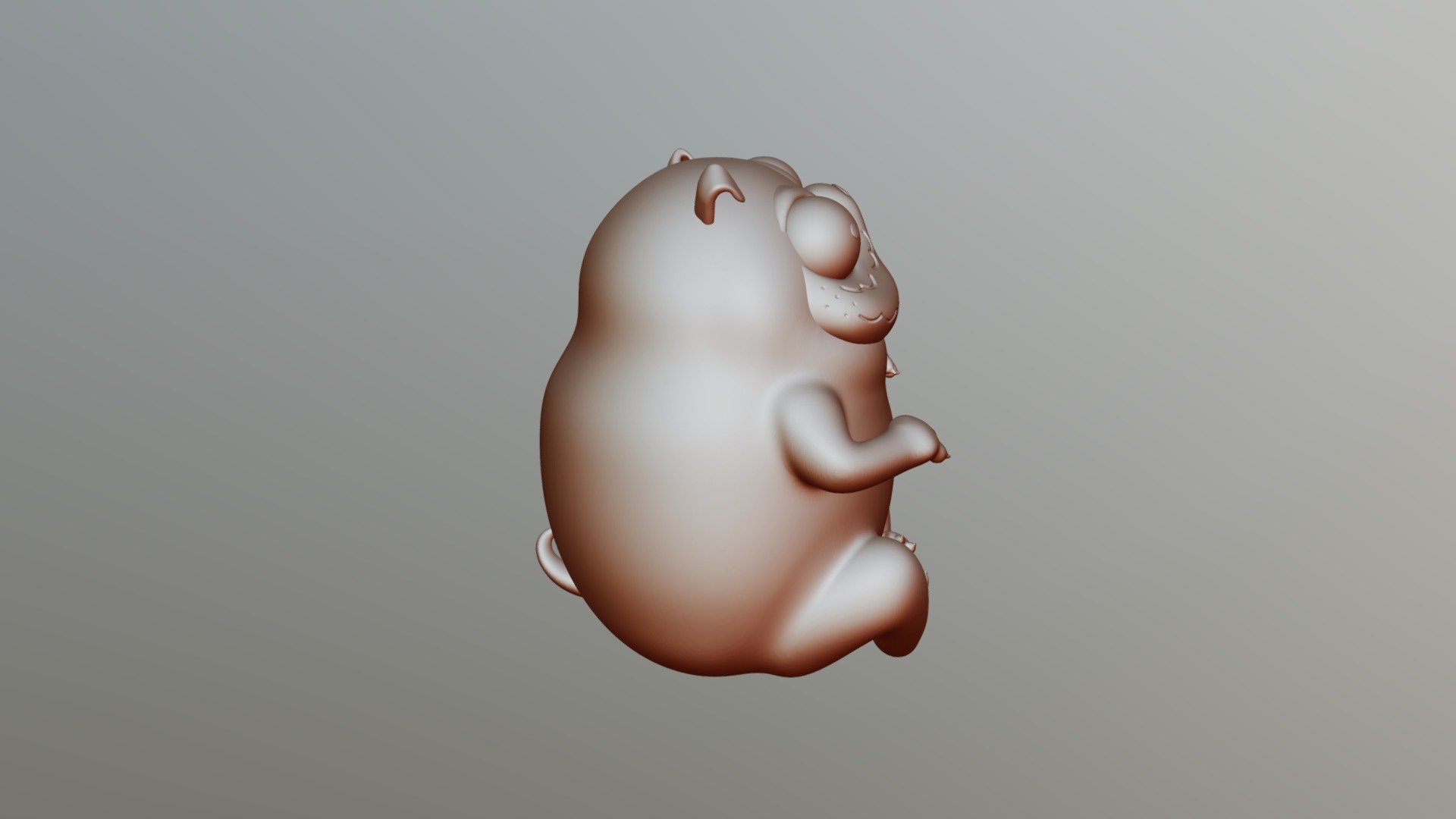 Monchi Pug Dog - Download Free 3D model by geckoitx [a59d36a] - Sketchfab
