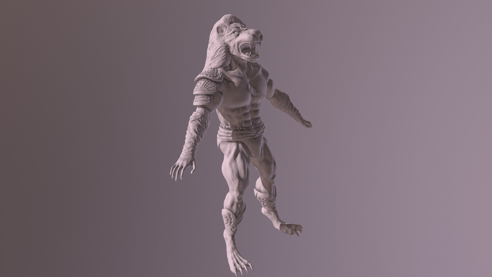 lion man - 3D model by lukaso [a59d8ce] - Sketchfab