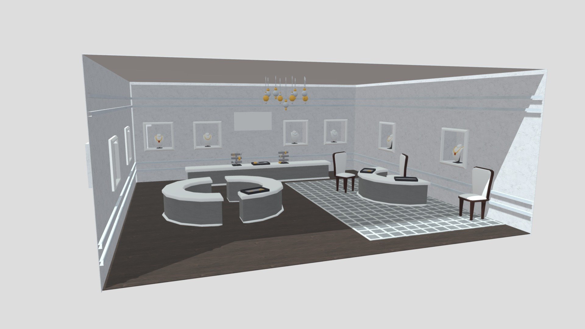 Jewelry Store - 3D model by jjthai [a59e539] - Sketchfab