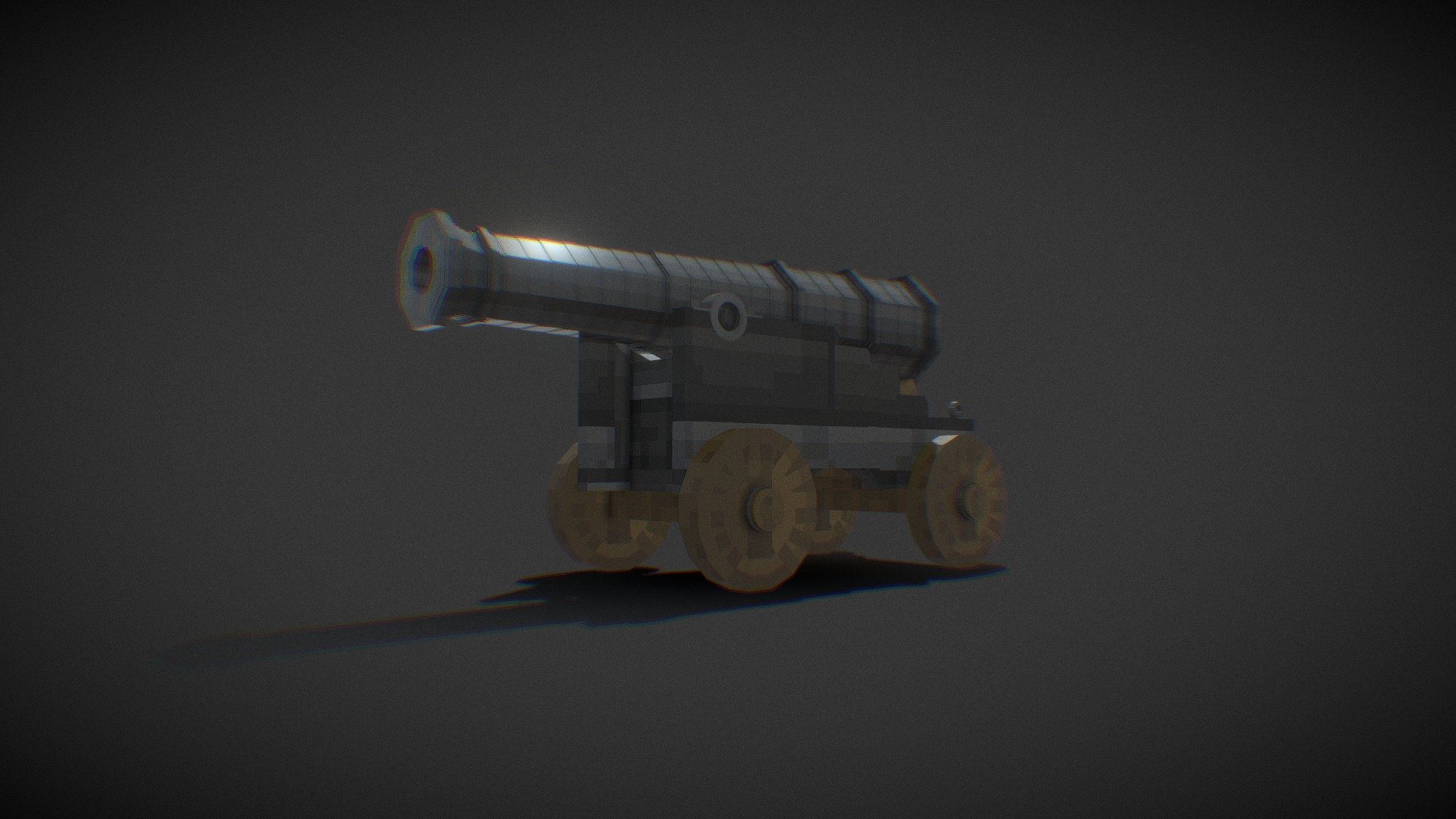 1700s cannon - 3D model by Josh3108 [a59ec67] - Sketchfab