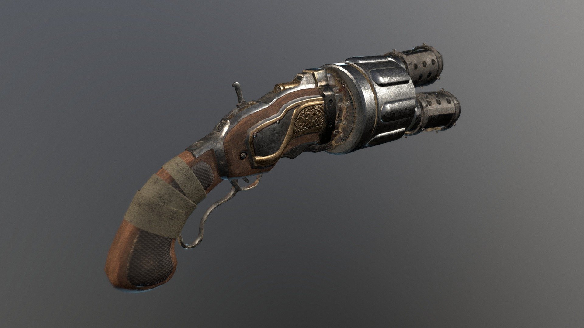 Bioshock infinite inspired Handgun - 3D model by the_magnetic_cat ...
