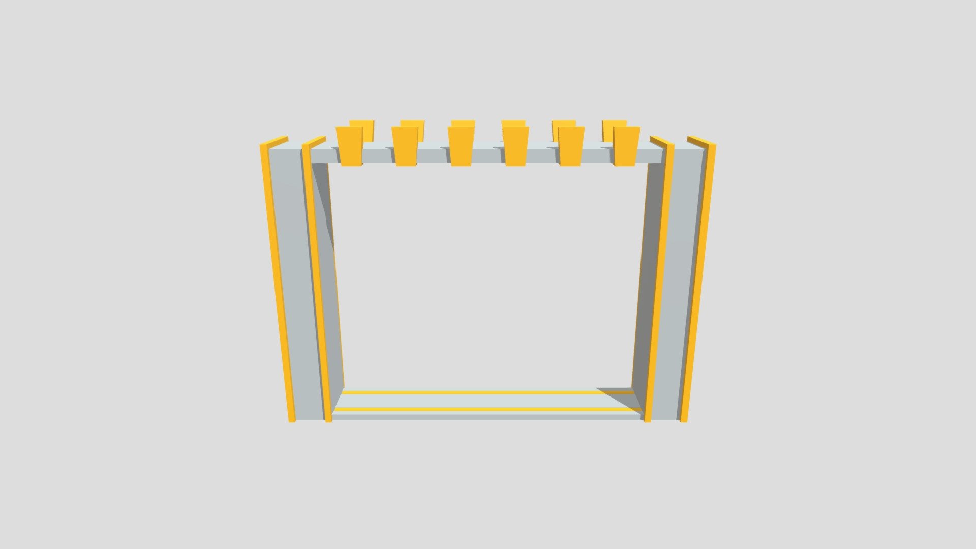 Lowpoly Giant Door Frame - Download Free 3D model by HylkeHuijgen ...
