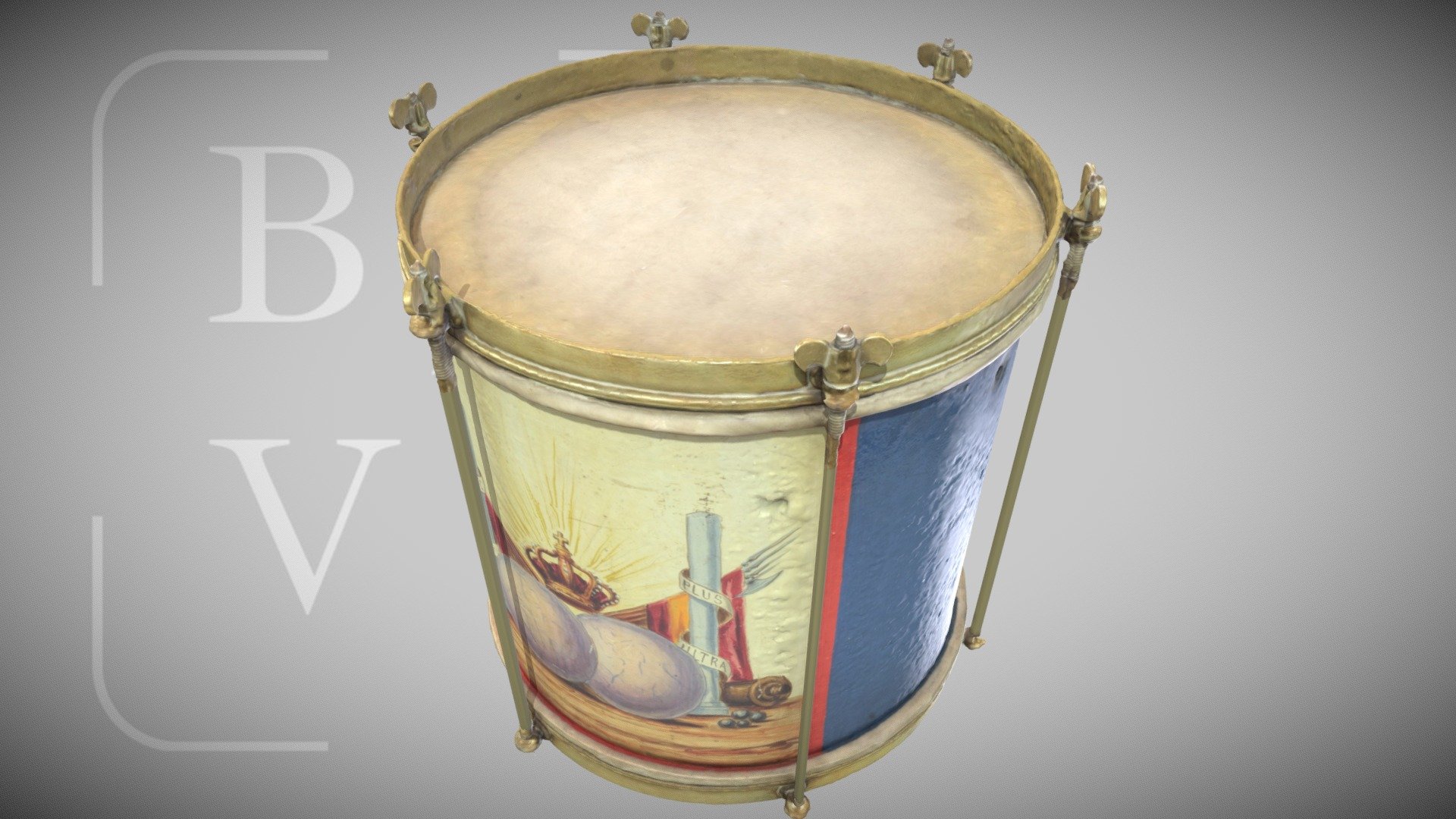 Tambor de juguete de la Familia Real española - 3D model by Biblioteca ...