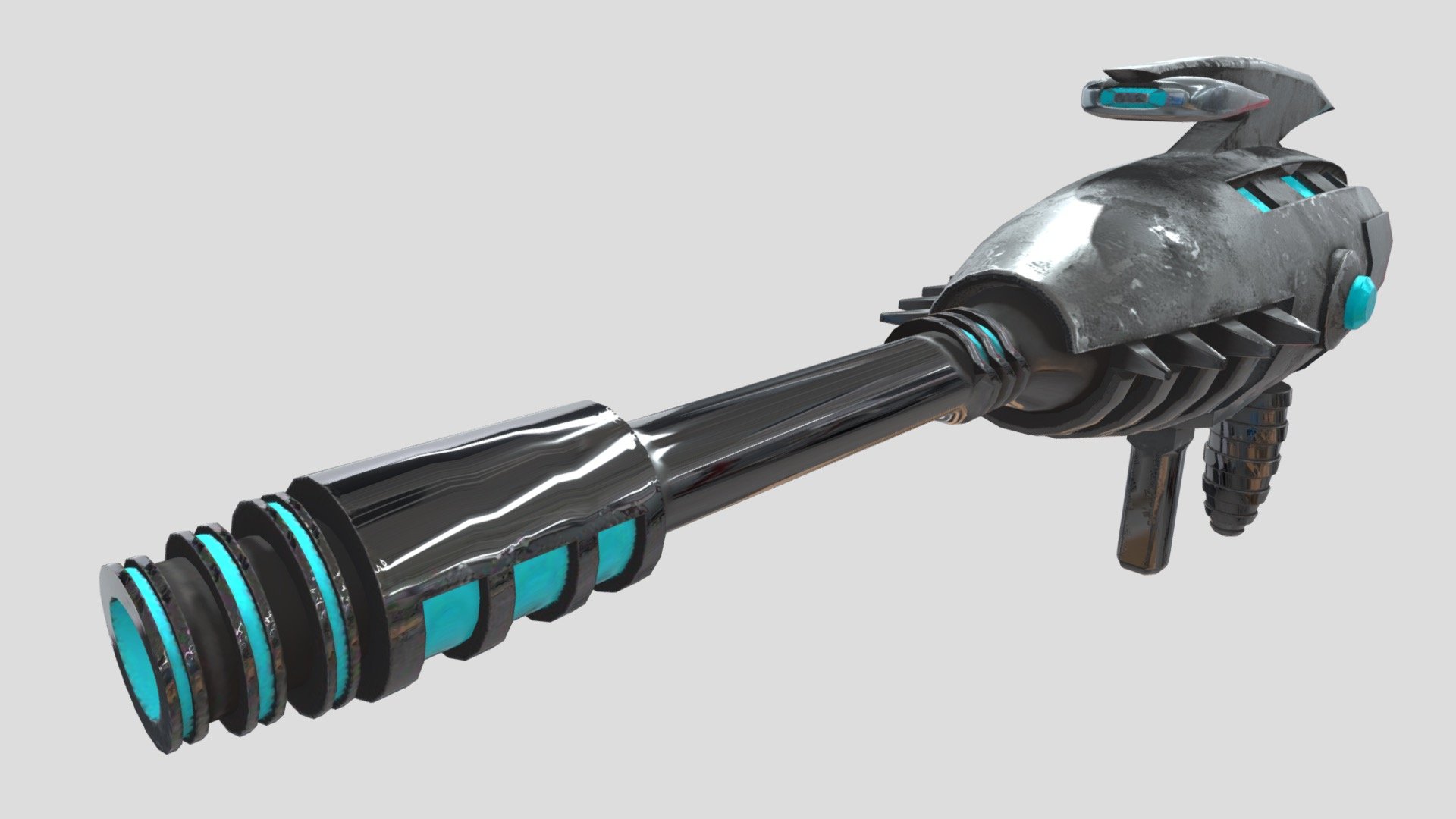 Sci Fi gun - Download Free 3D model by Kunal.A [a5a4d7a] - Sketchfab