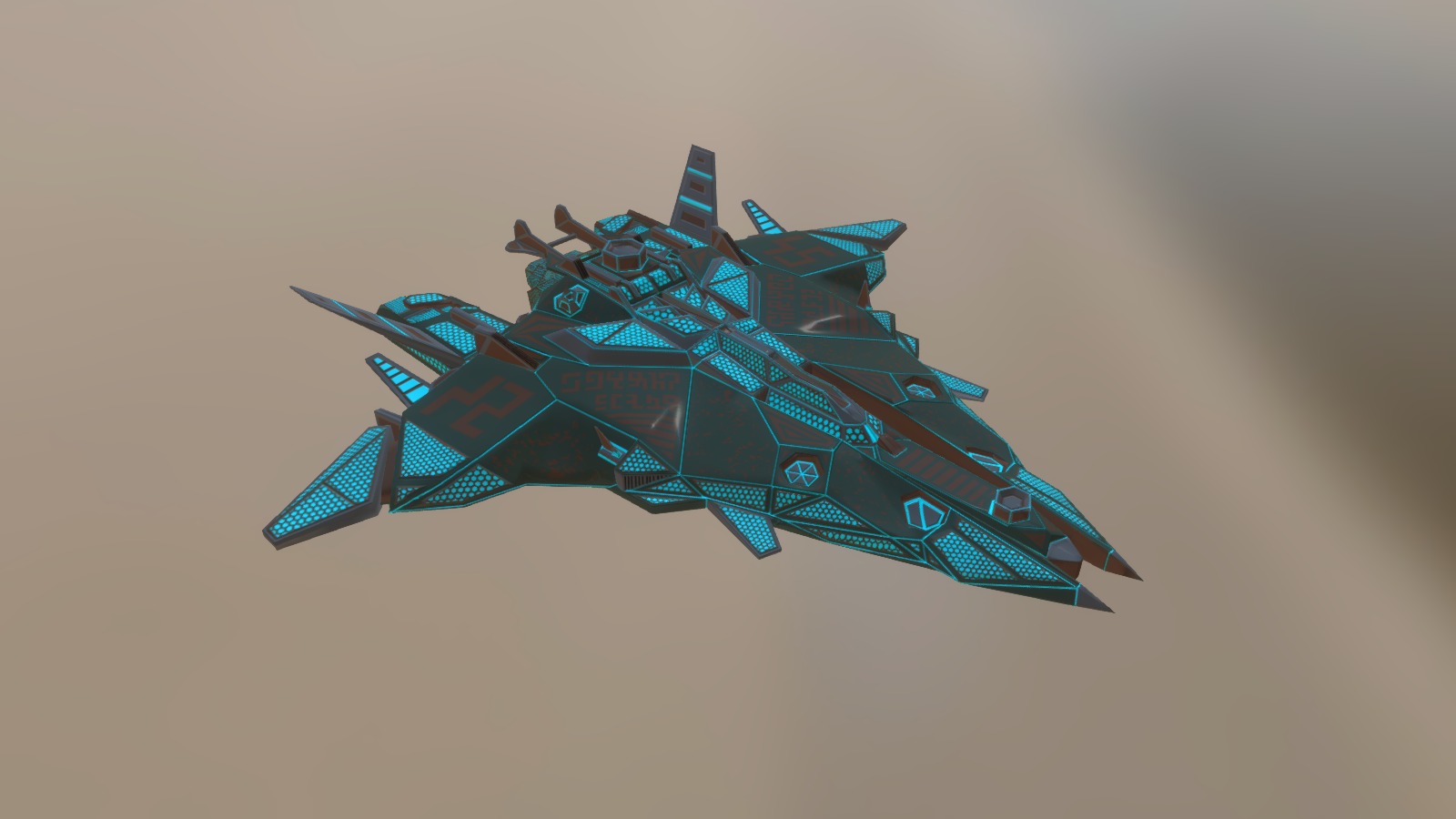 Sketchfab Spaceship - 3D model by Aurélien Uzarek (@elpady) [a5a5db0 ...