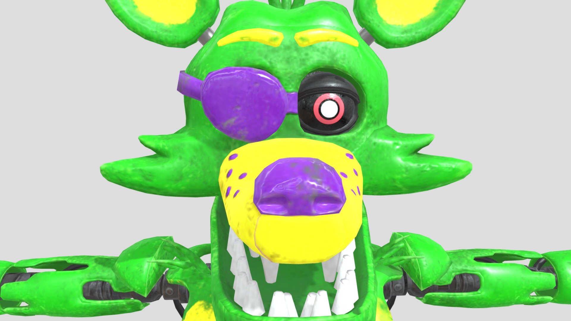 Blacklight_foxy_fnaf_helpwanted - Download Free 3D model by Freddy VR ...