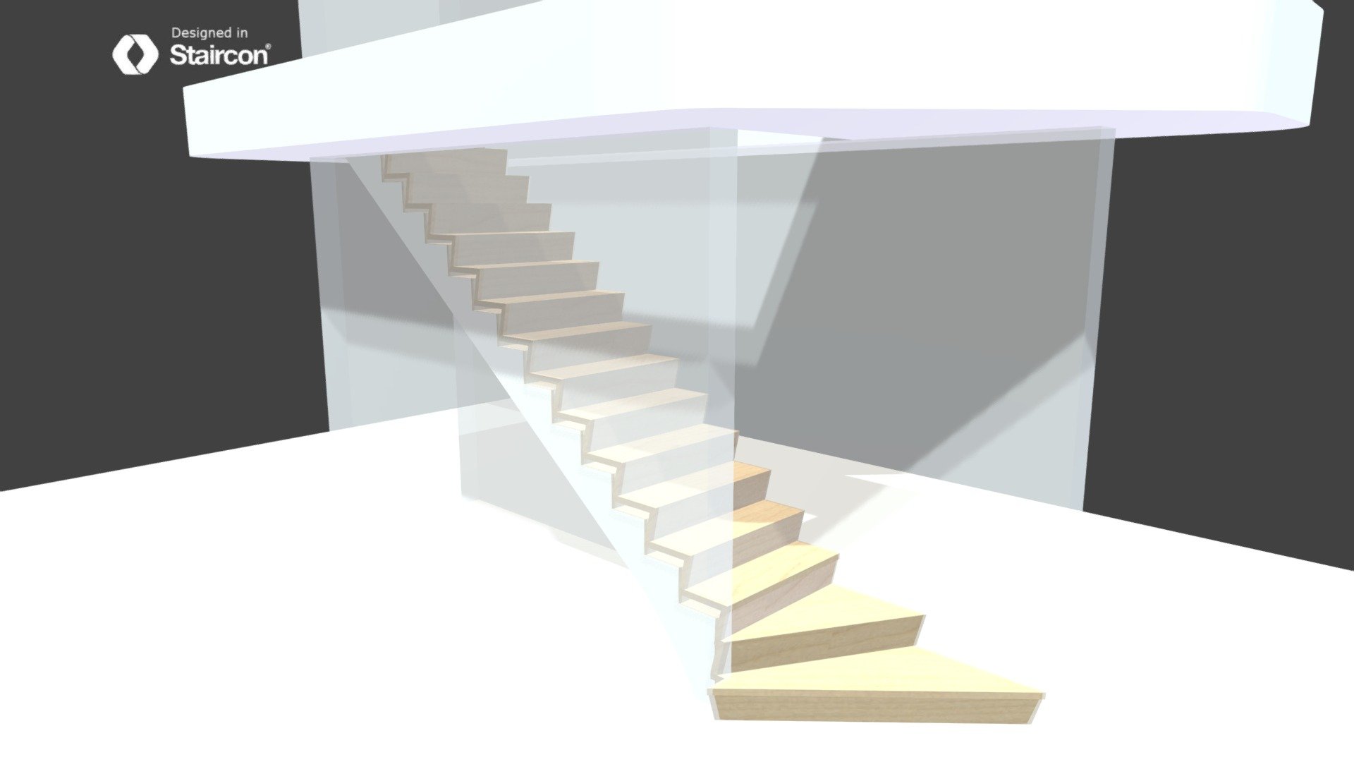 Z Stair Over Concrete - 3D model by 3D Software for Stair Design and ...