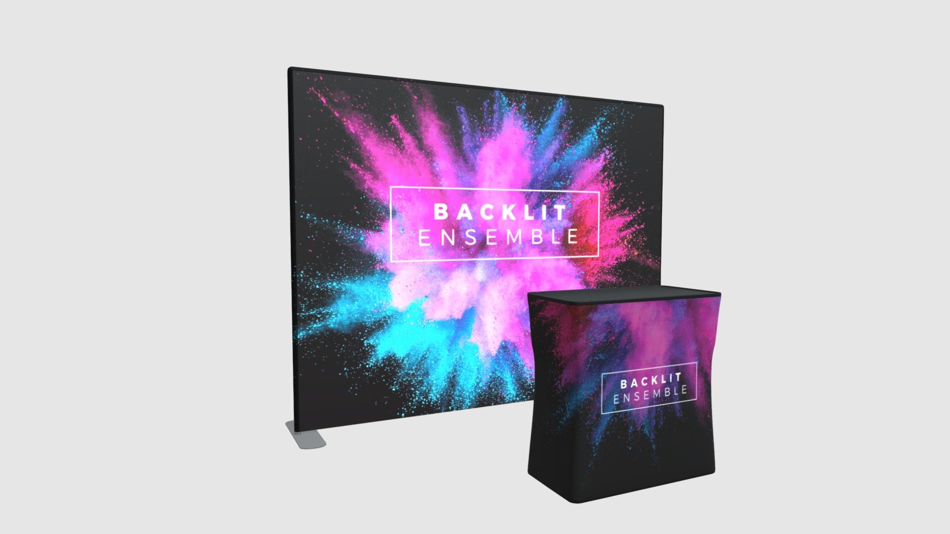 Ensemble 10' Backlit Display - 3D model by Displayit [a5aa6bb] - Sketchfab