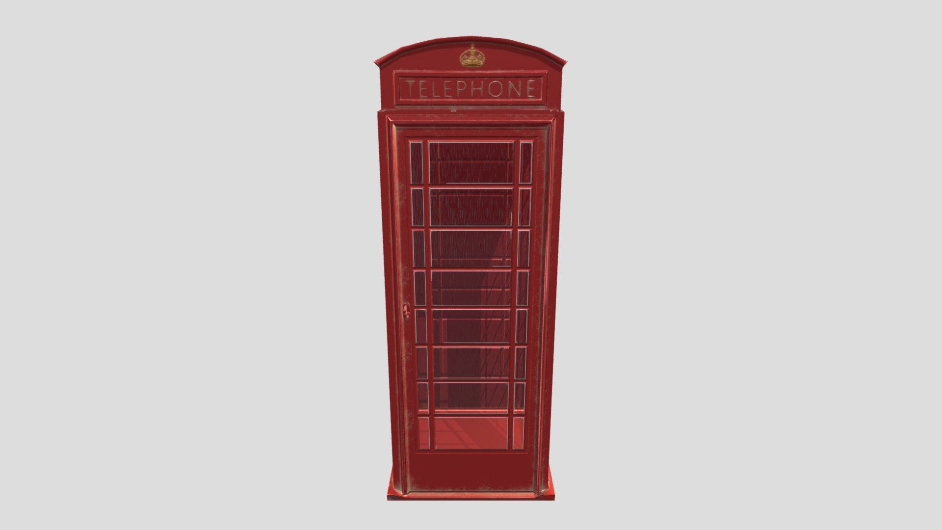 Red Telephone Box - 3D model by kutsa [a5ac56e] - Sketchfab