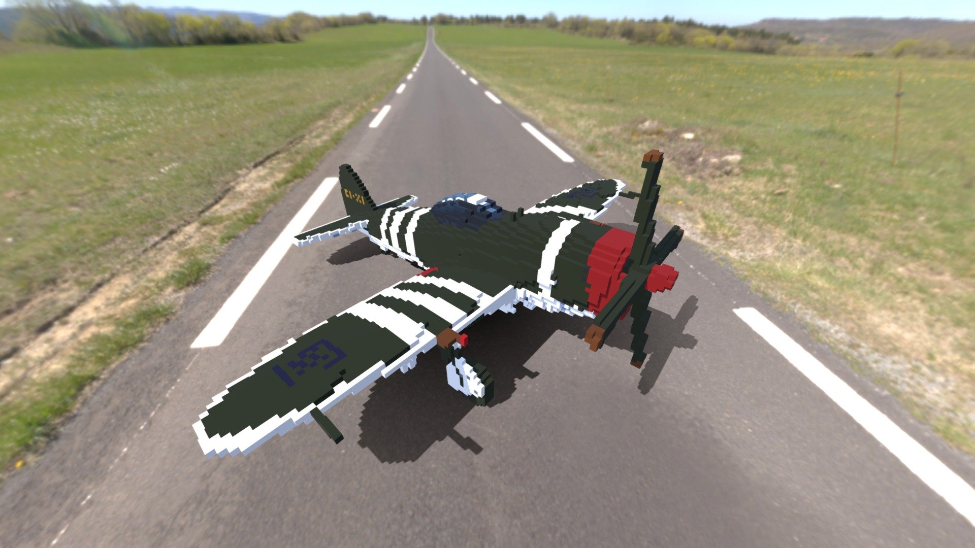Mustang Fighter aircraft - 3D model by vehill (@zfuaad221) [a5ad452 ...