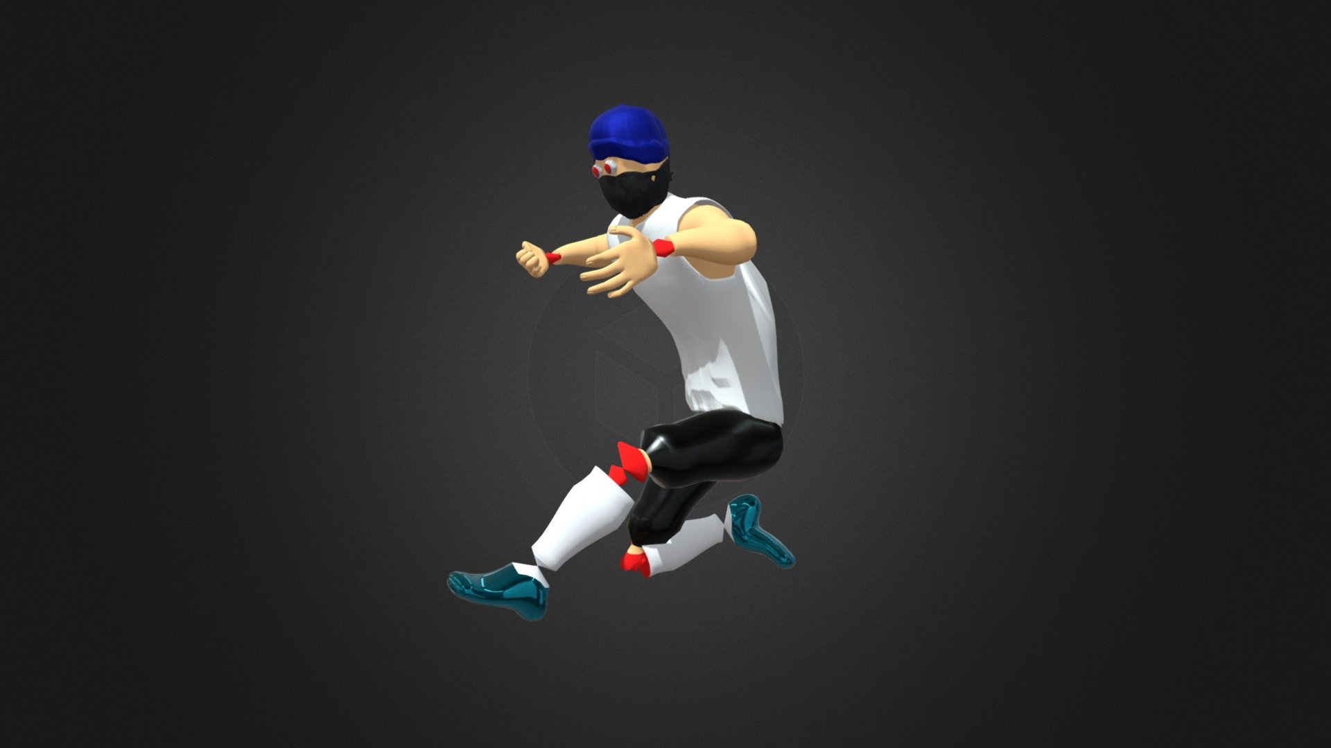 Jump animation - 3D model by Kmgnproed (@Kmgnproed.Gnproed) [a5af7b1 ...