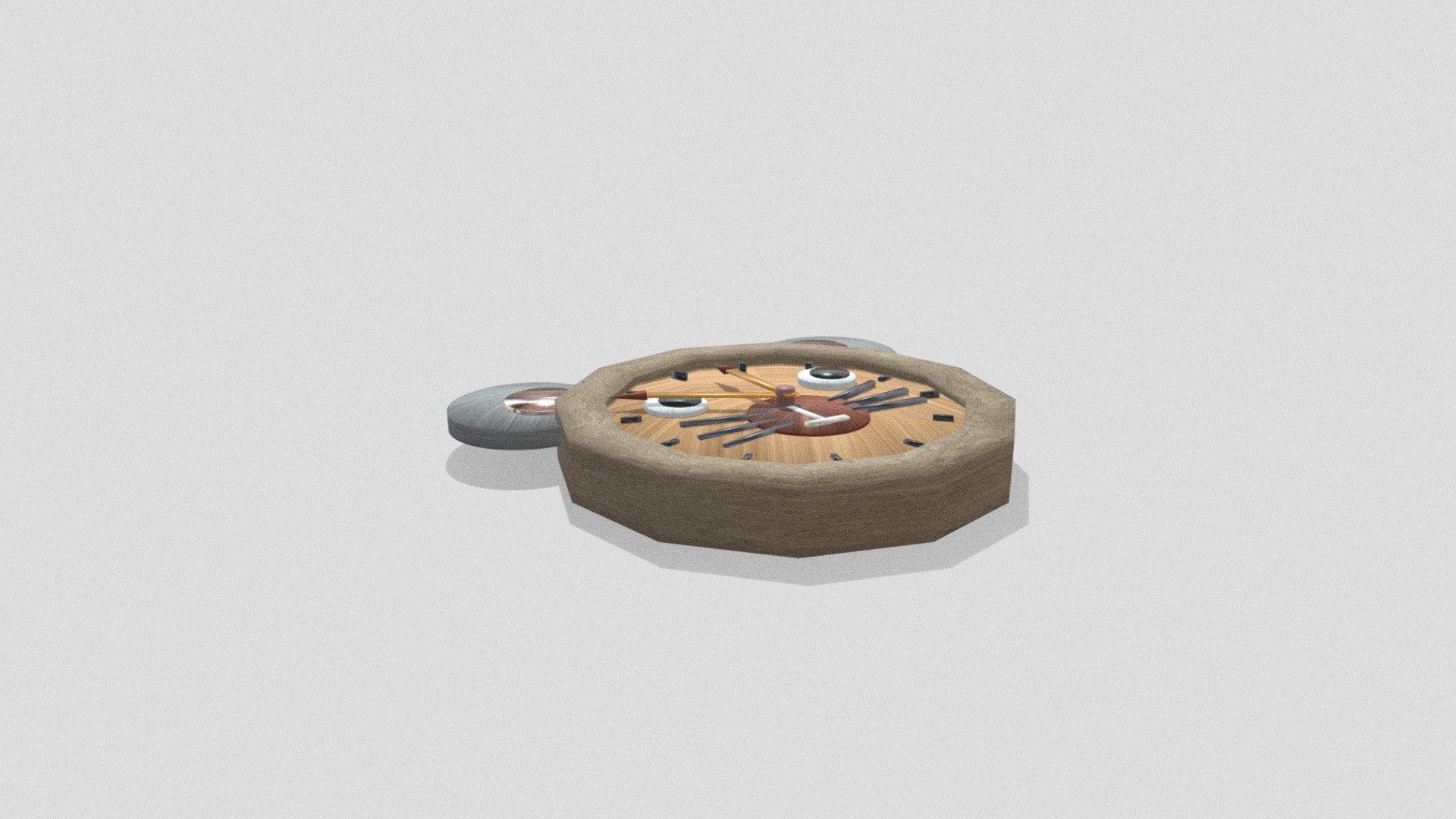 Chaotic material clock - 3D model by peihsuan84 [a5afffa] - Sketchfab