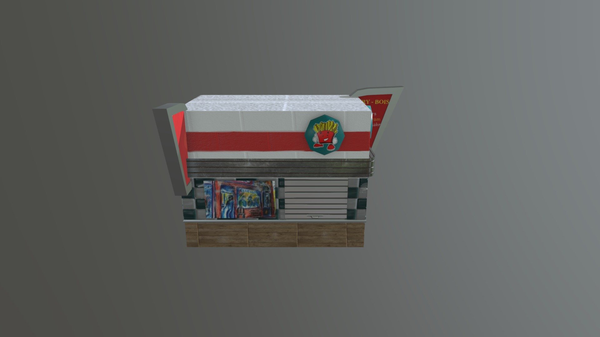Venice Beach Shake Shack - 3D model by Danly [a5b0639] - Sketchfab