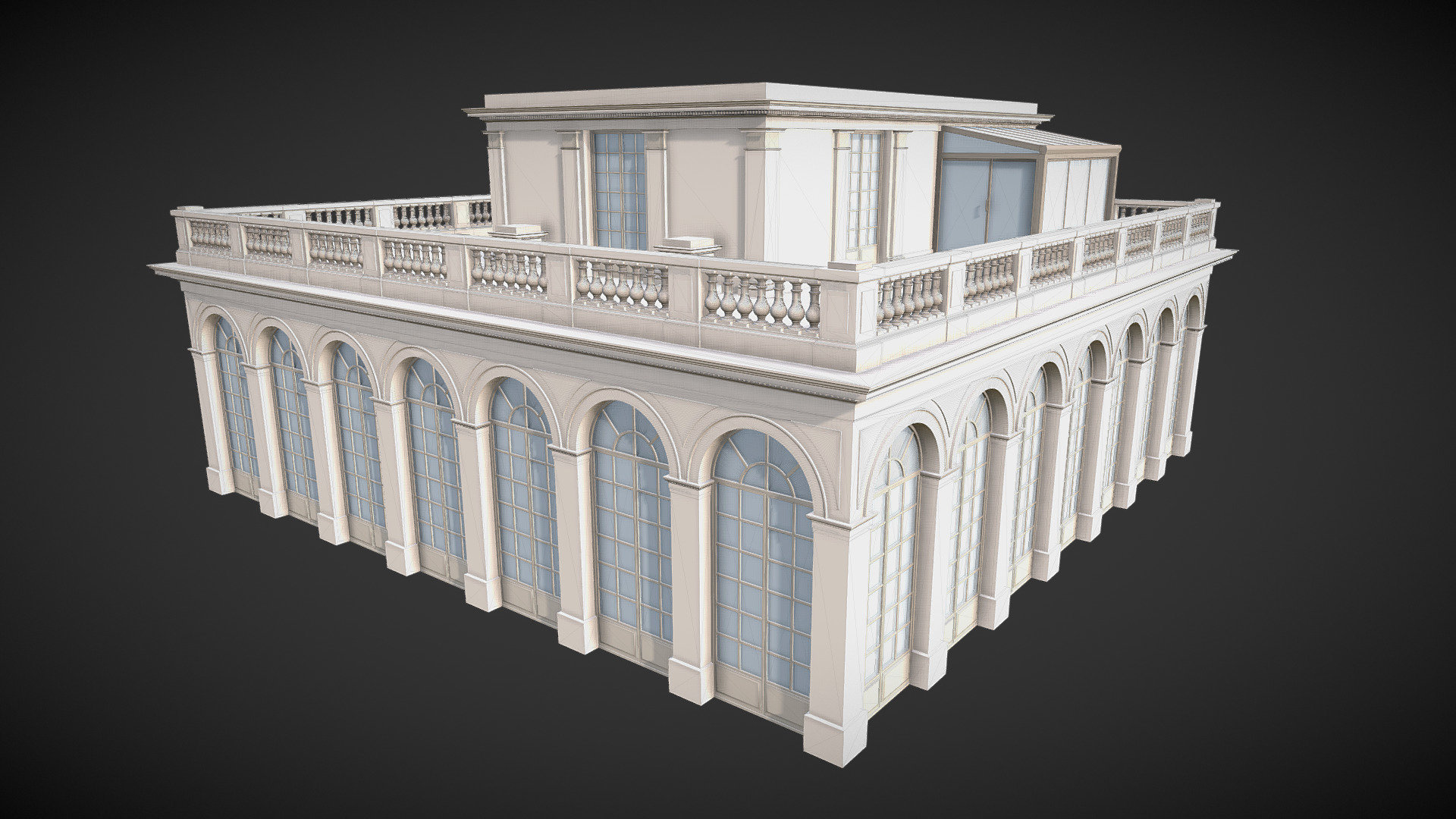 Projet FOUND ROY - POOL HOUSE - 3D model by HERES [a5b0be7] - Sketchfab