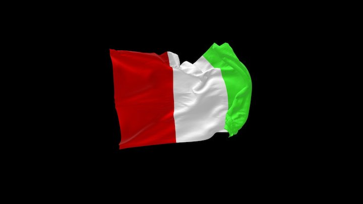 Italy-flag 3D models - Sketchfab
