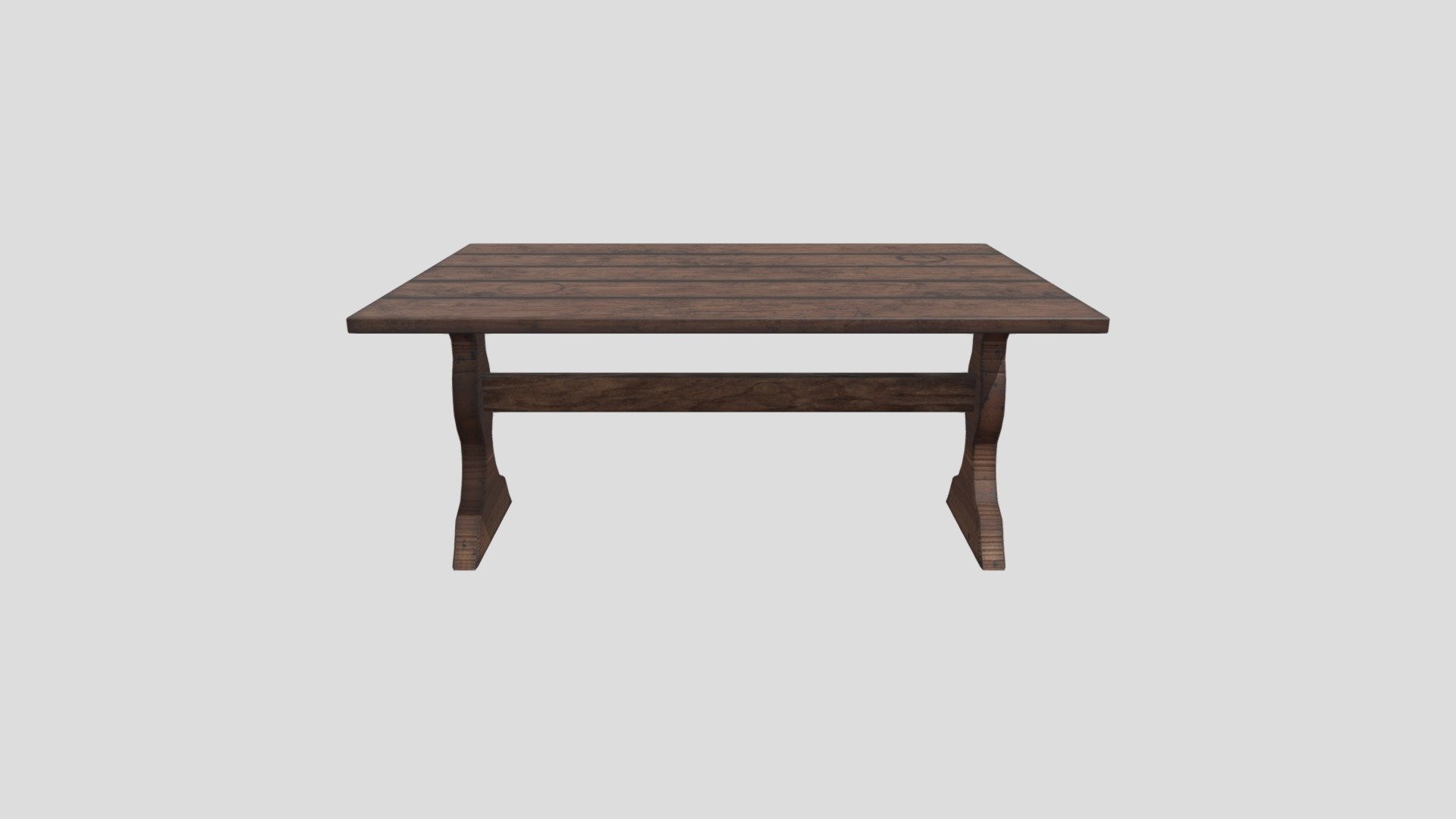 Old table - 3D model by mrk.atkinson [a5b32b3] - Sketchfab