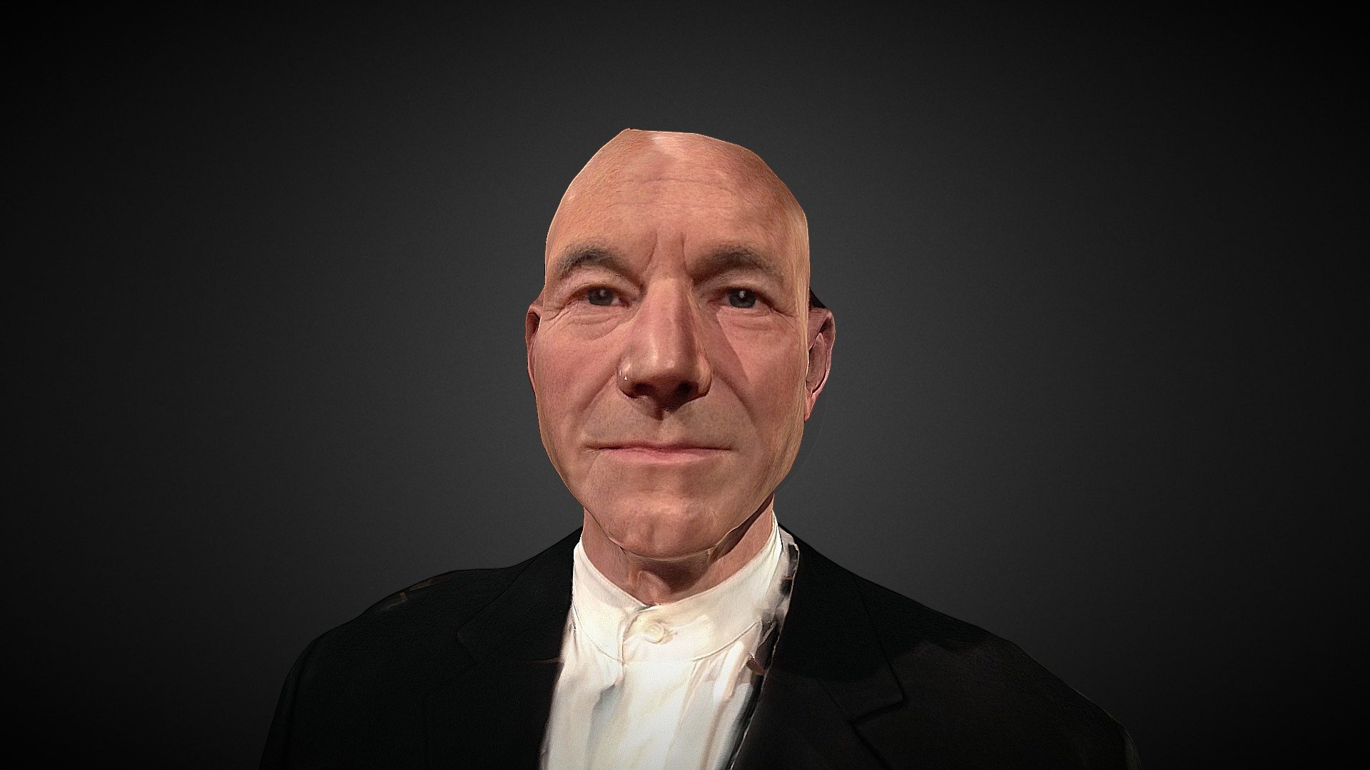 Patrick Stewart - Download Free 3D model by James [a5b3560] - Sketchfab
