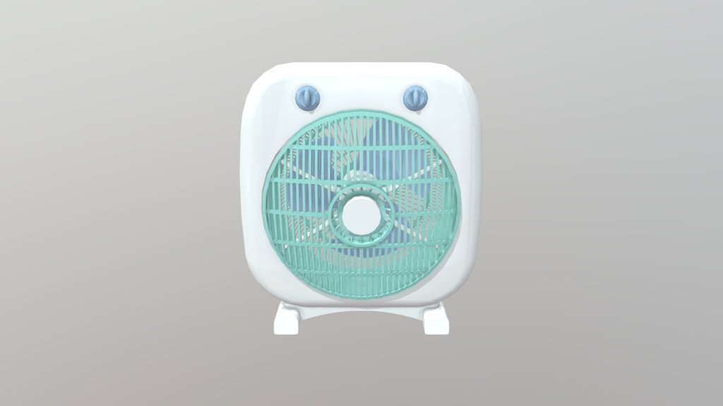 Asian Electric Fan Box - 3D model by HHoang124 [a5b39cb] - Sketchfab