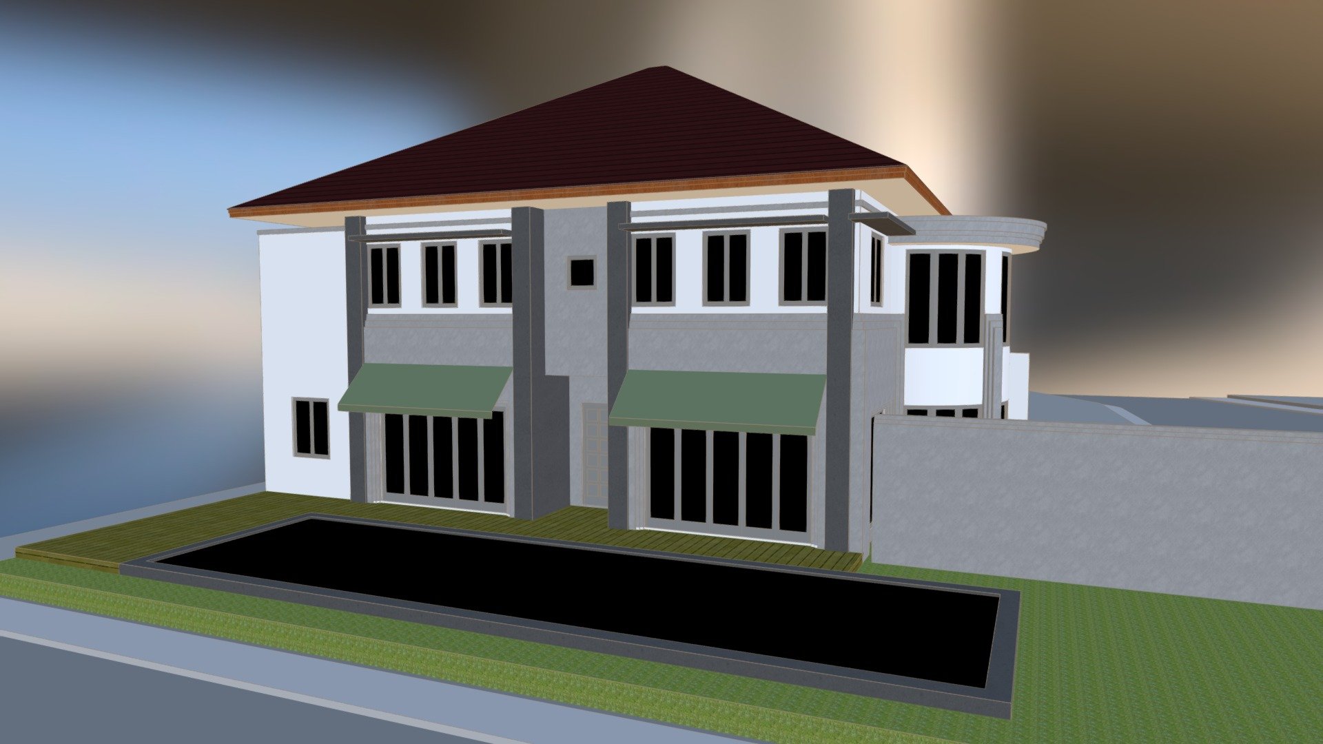 Y House - 3D model by ahr-ki-tekt (@ahrkitekt) [a5b644b] - Sketchfab