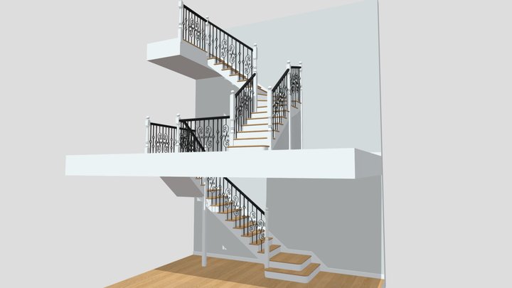 Balustrade 3D models - Sketchfab