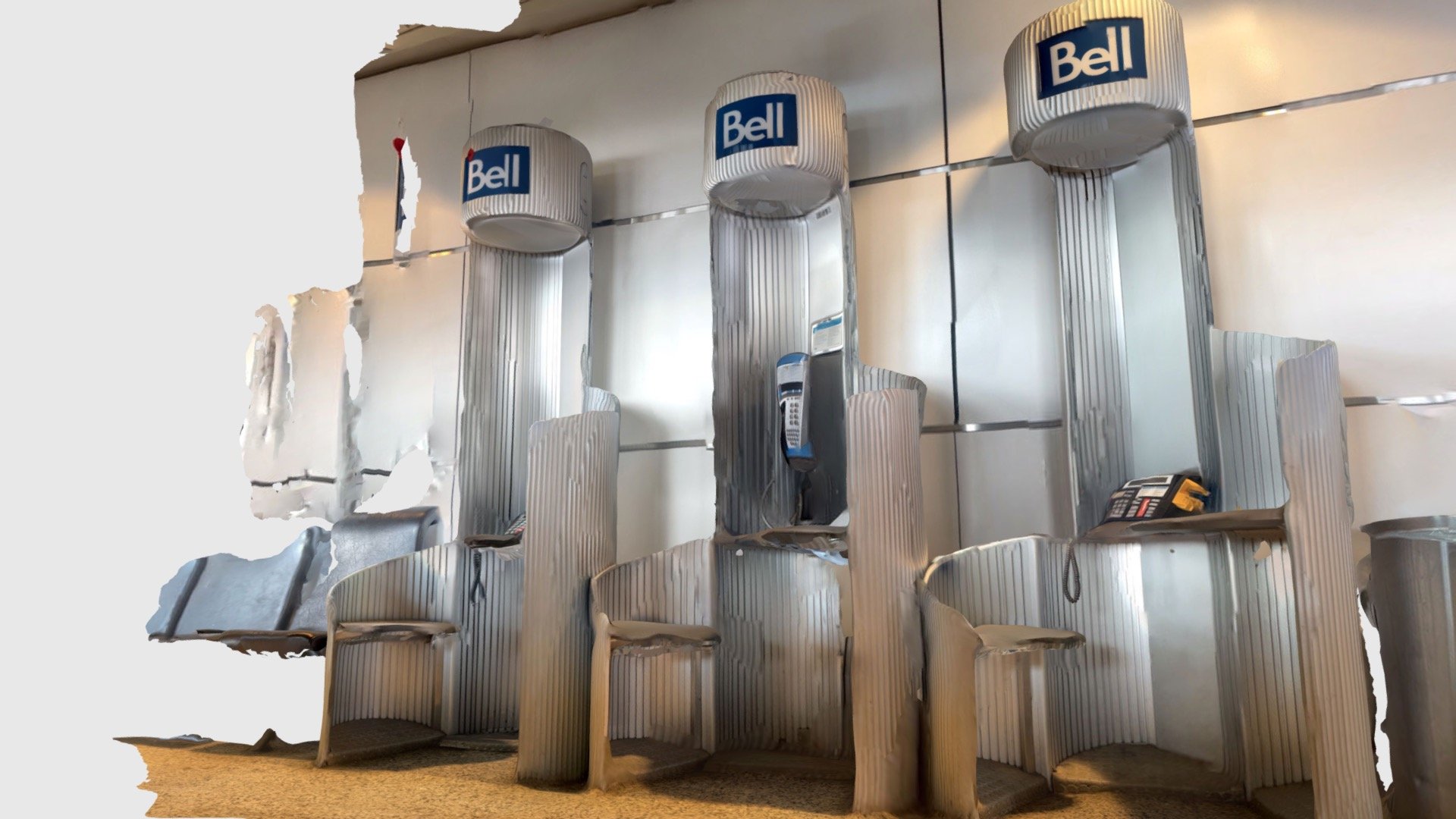 Bell Telephone kiosks, Montréal - Download Free 3D model by ...