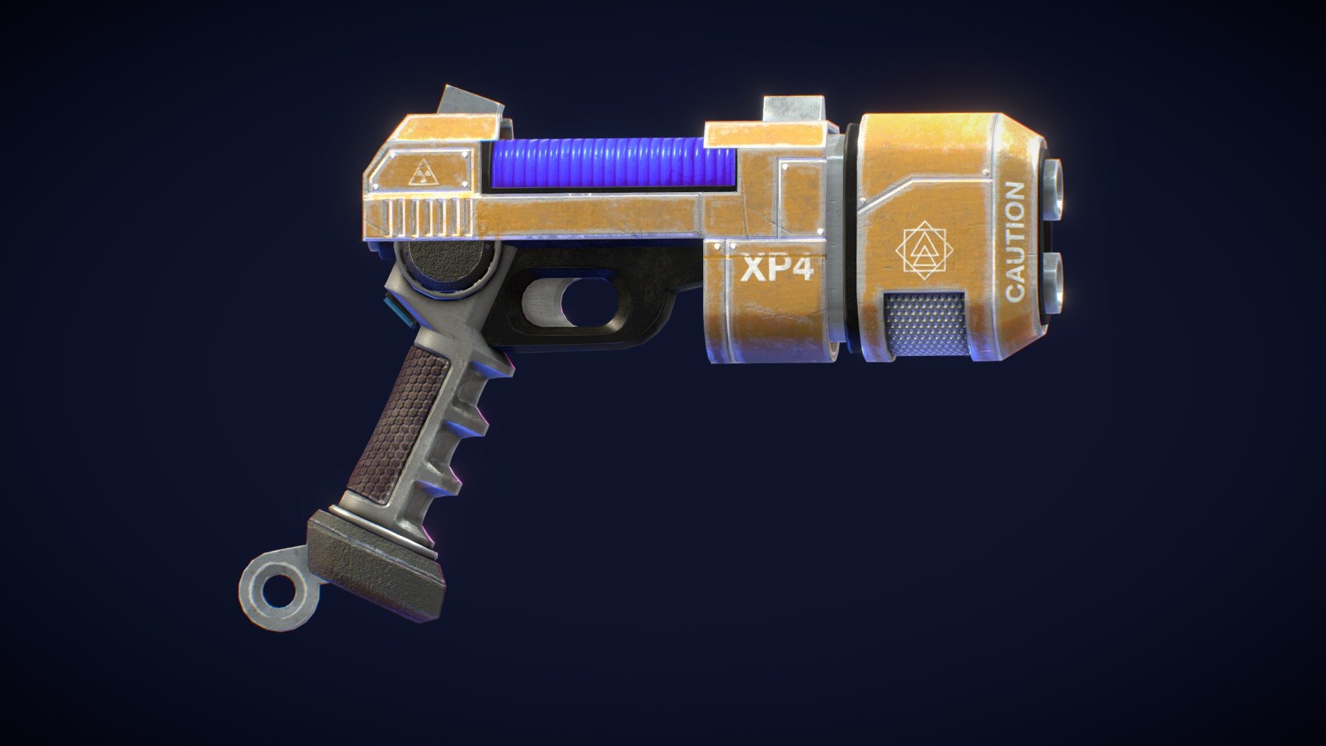 Sci-fi Gun - 3D model by chichanyee [a5b717d] - Sketchfab