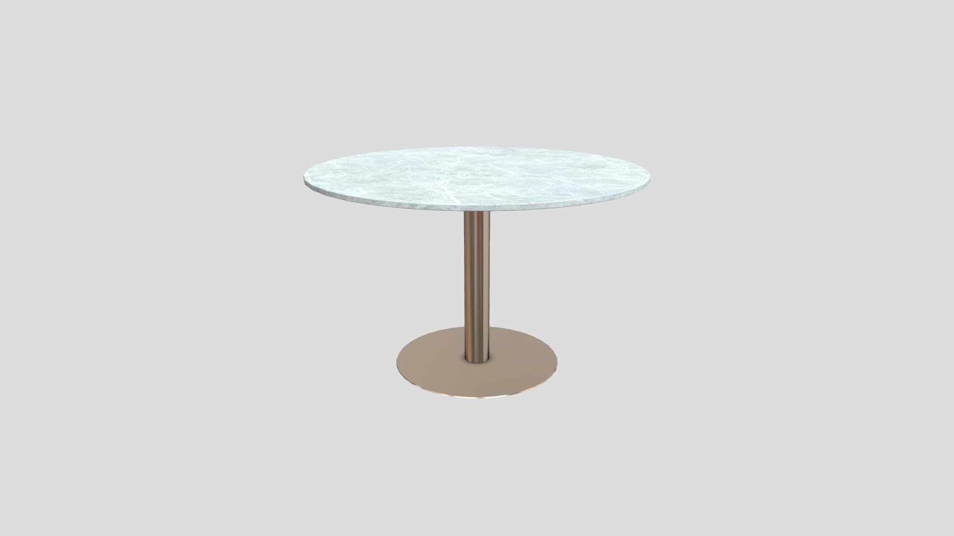 Capri Dining Table 120 Cm Around Marble White - Buy Royalty Free 3D ...