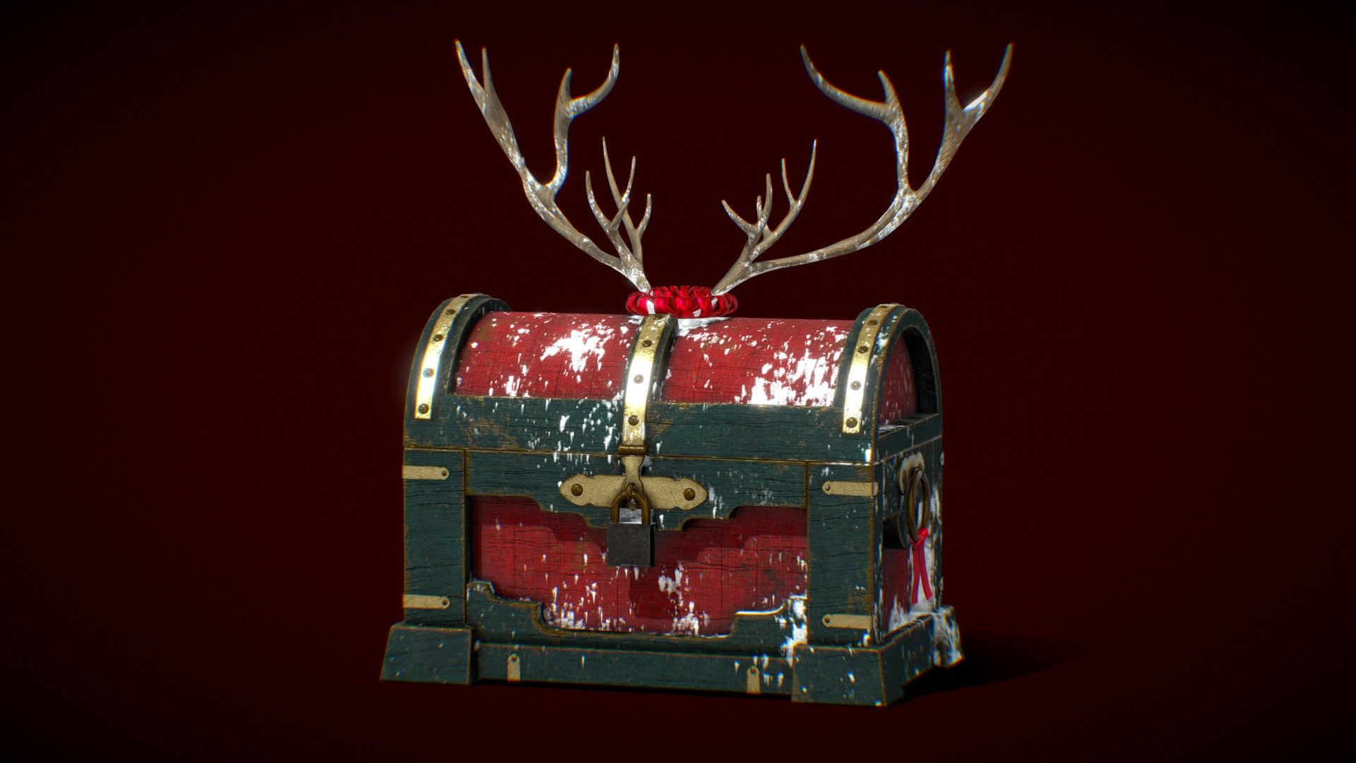 Christmas: Reindeer Chest of Winter - 3D model by arloopa [a5b8c38 ...