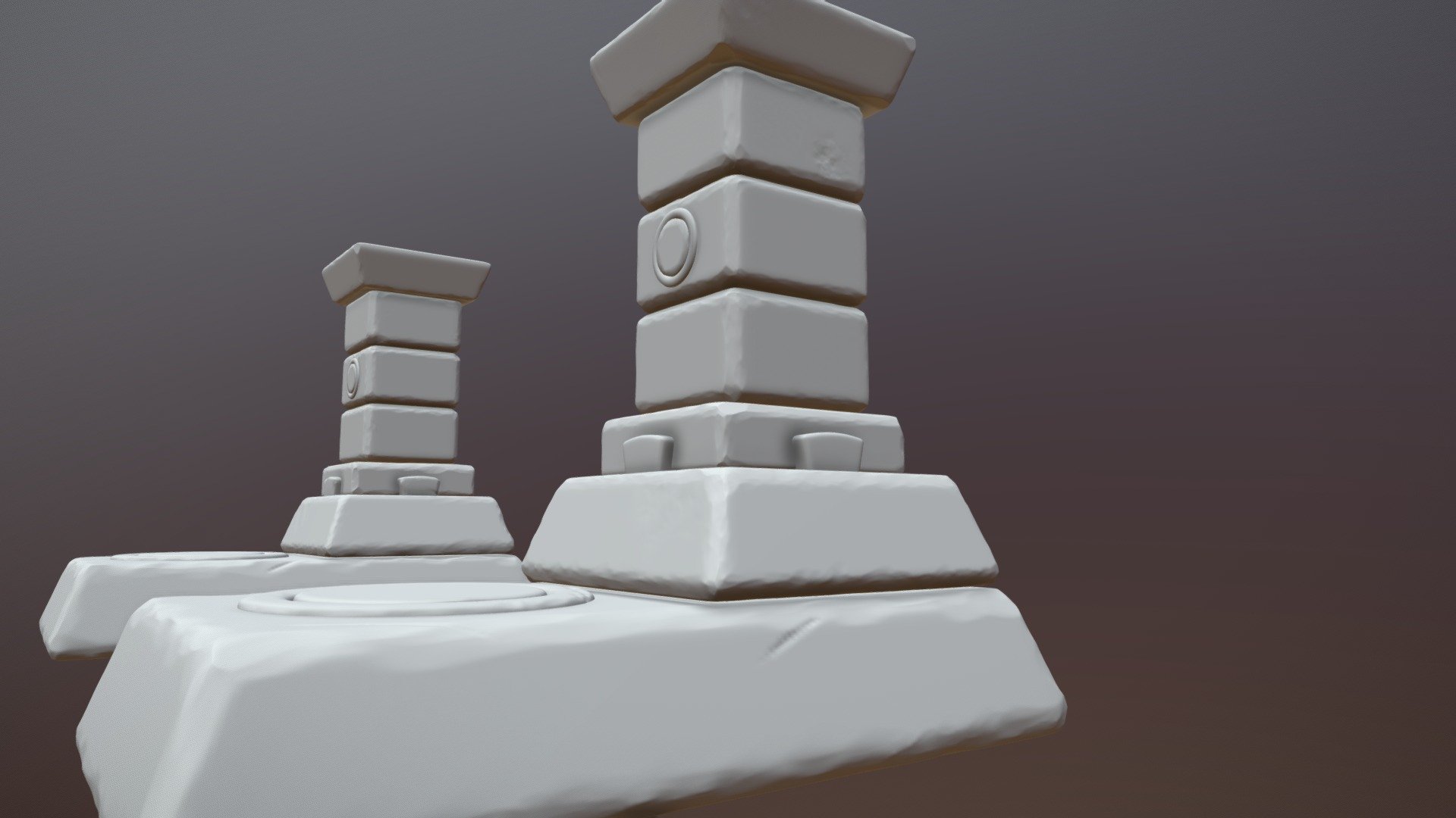 Small columns - 3D model by Iryna Baranova (@ik__cg) [a5b98e8] - Sketchfab