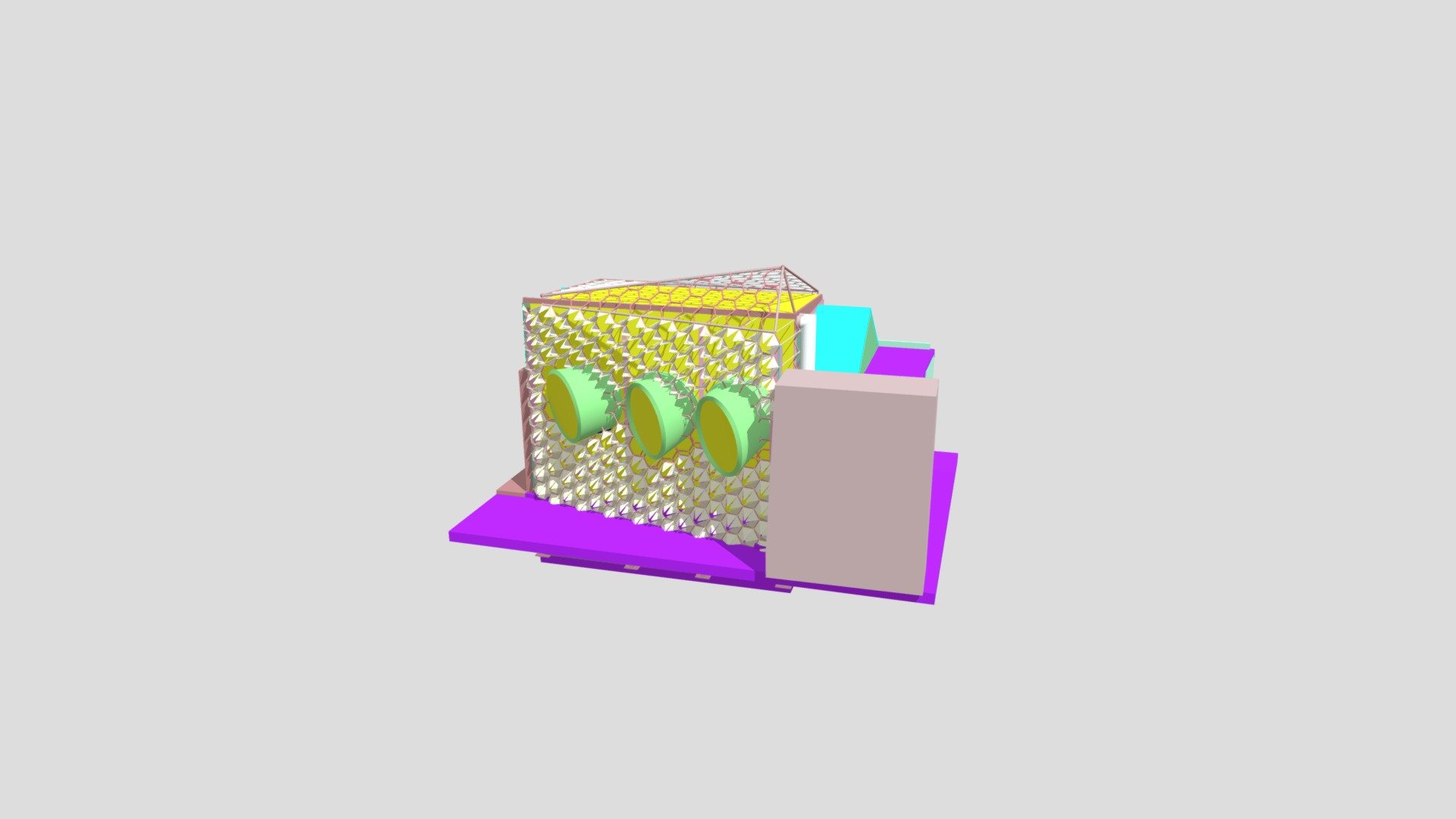 Virtual Engine, 3rd Year Architecture Project - Download Free 3D model ...
