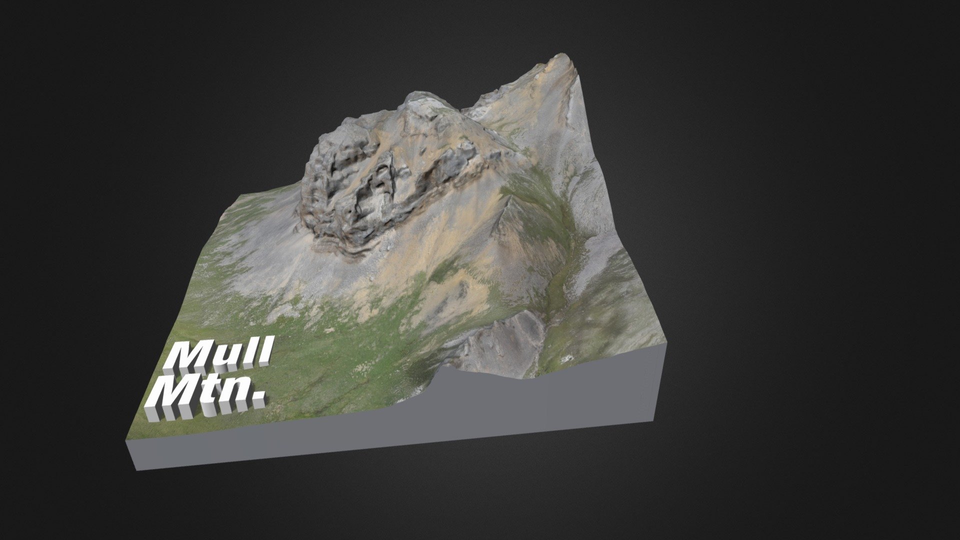 Mull_mtn_sketch2 - 3D model by iqcenter [a5b9dd1] - Sketchfab